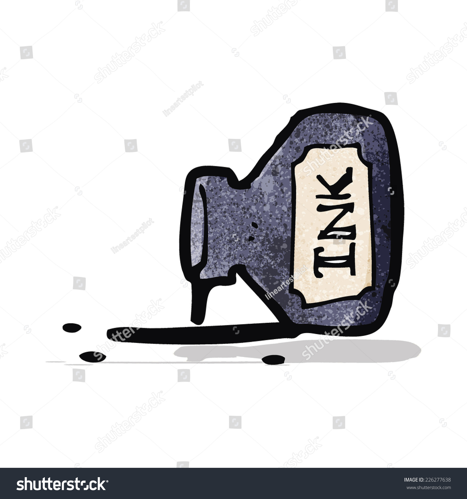 Ink Bottle Cartoon Stock Vector (Royalty Free) 226277638