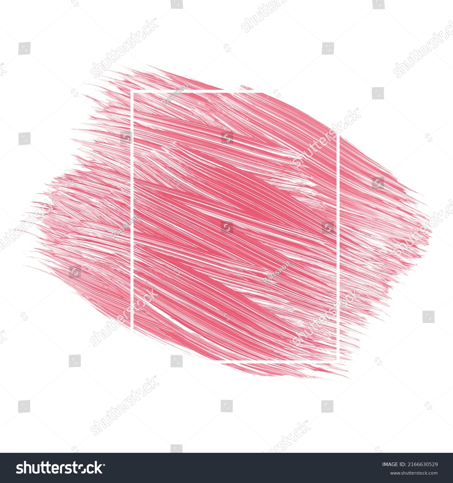 Ink Brush Strokes Red Brushes Lines Stock Vector (Royalty Free ...
