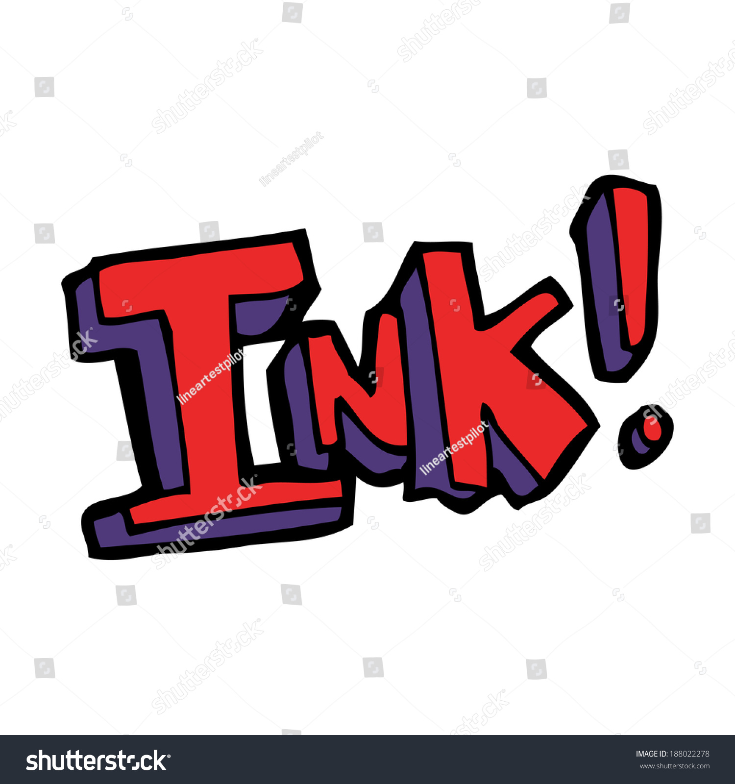 Ink Cartoon Stock Vector (Royalty Free) 188022278 | Shutterstock