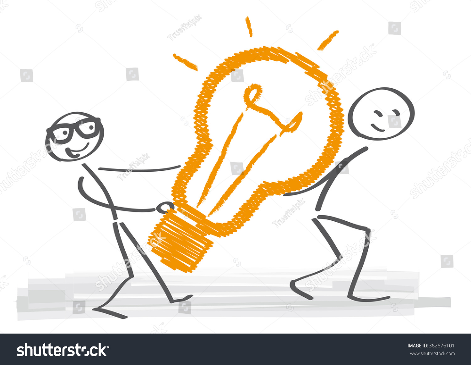 Innovating Together Vector Illustration Stock Vector (Royalty Free ...