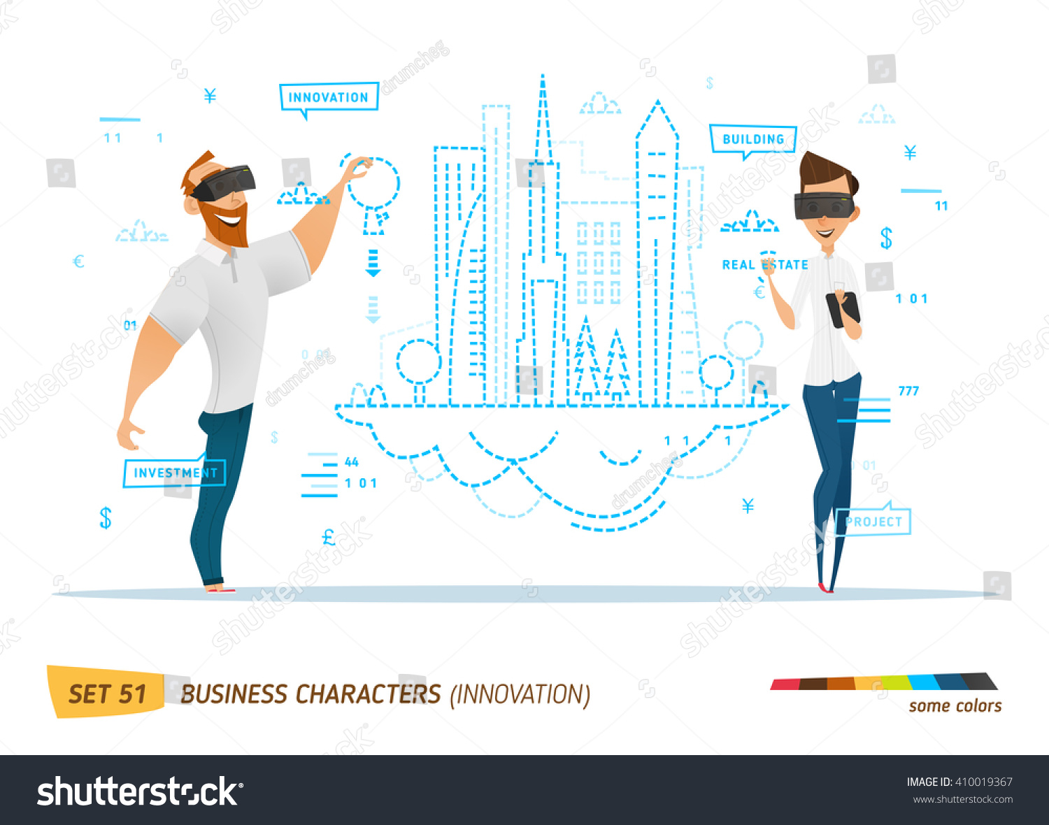Innovation Business Style Stock Vector (Royalty Free) 410019367 ...