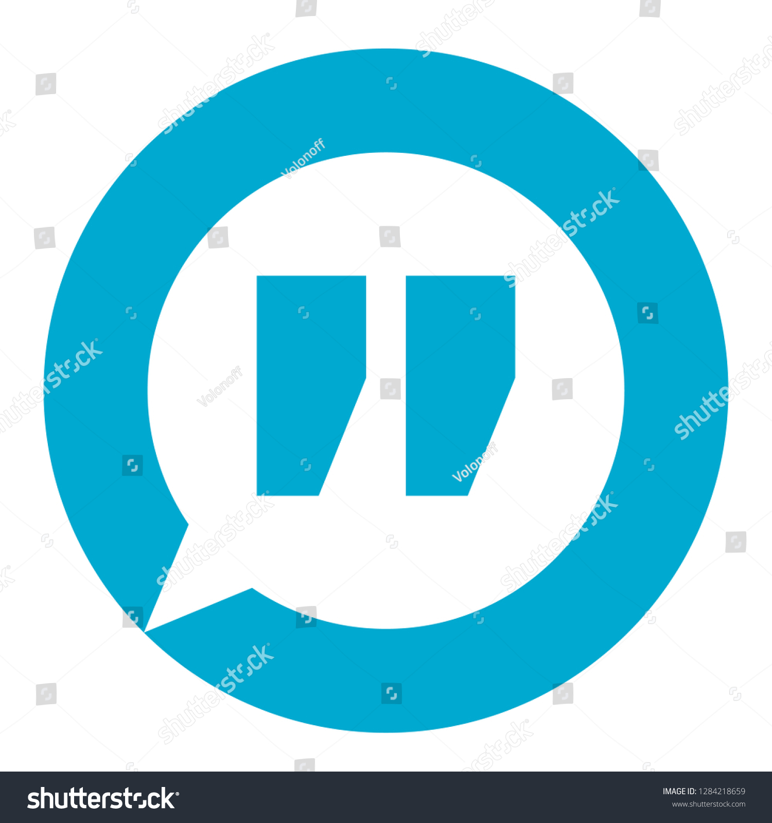 Innovative Vector Basic Quotation Marks Template Stock Vector (Royalty ...