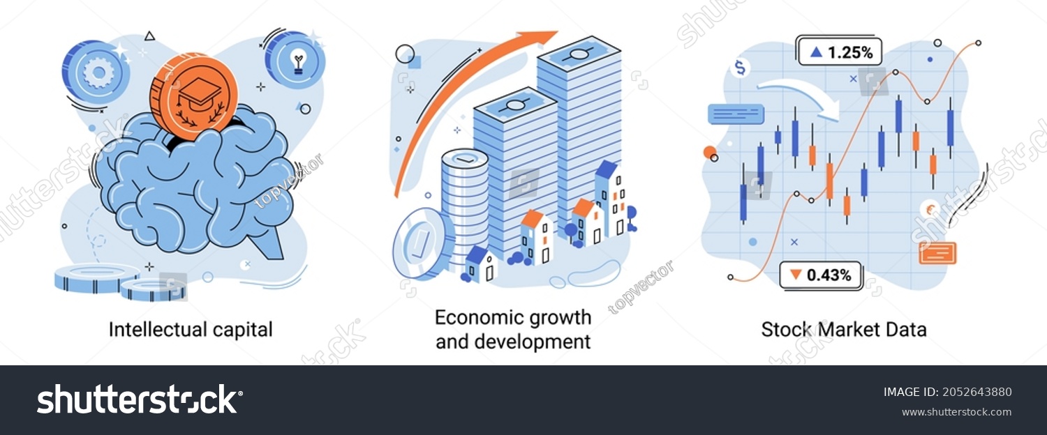 Intellectual Capital Economic Growth Development Stock Stock Vector ... Intellectual Capital Economic Growth Development Stock Stock Vector ...