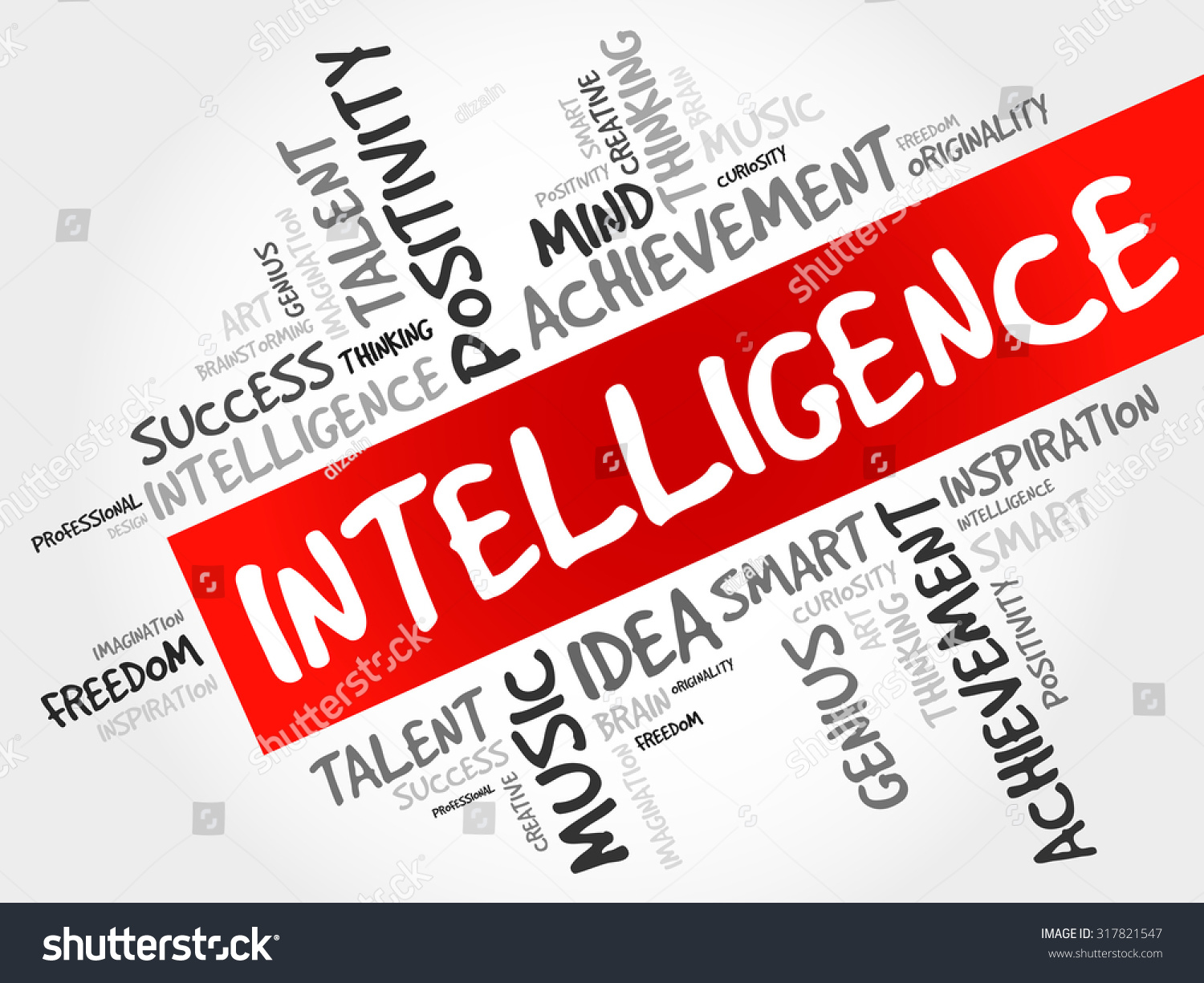 Intelligence Word Cloud Business Concept Stock Vector (Royalty Free ...