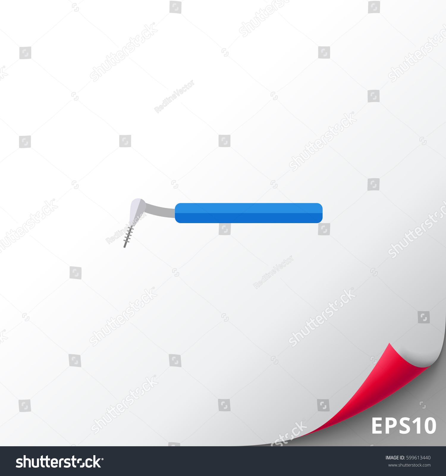 Interdental Brush Icon Stock Vector (Royalty Free) 599613440