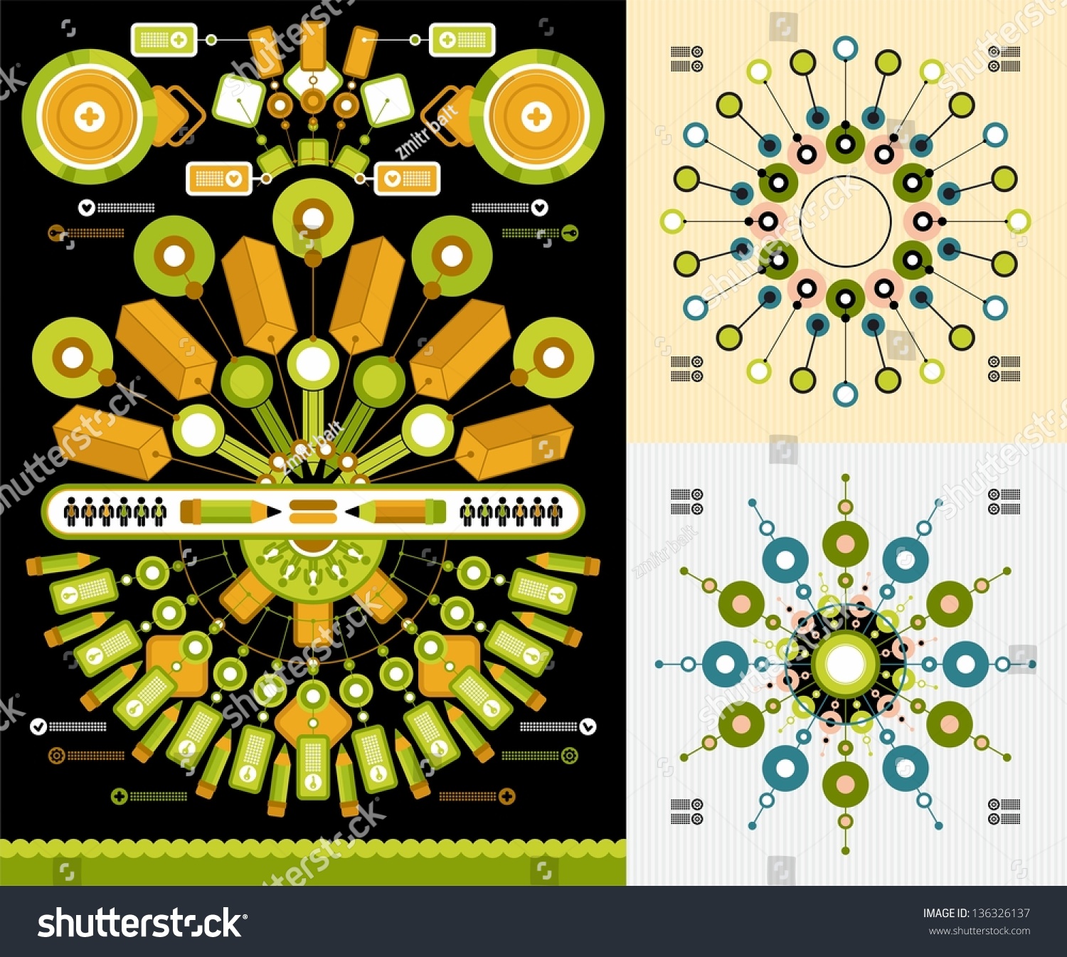 Interesting Infographics Stock Vector (Royalty Free) 136326137 ...