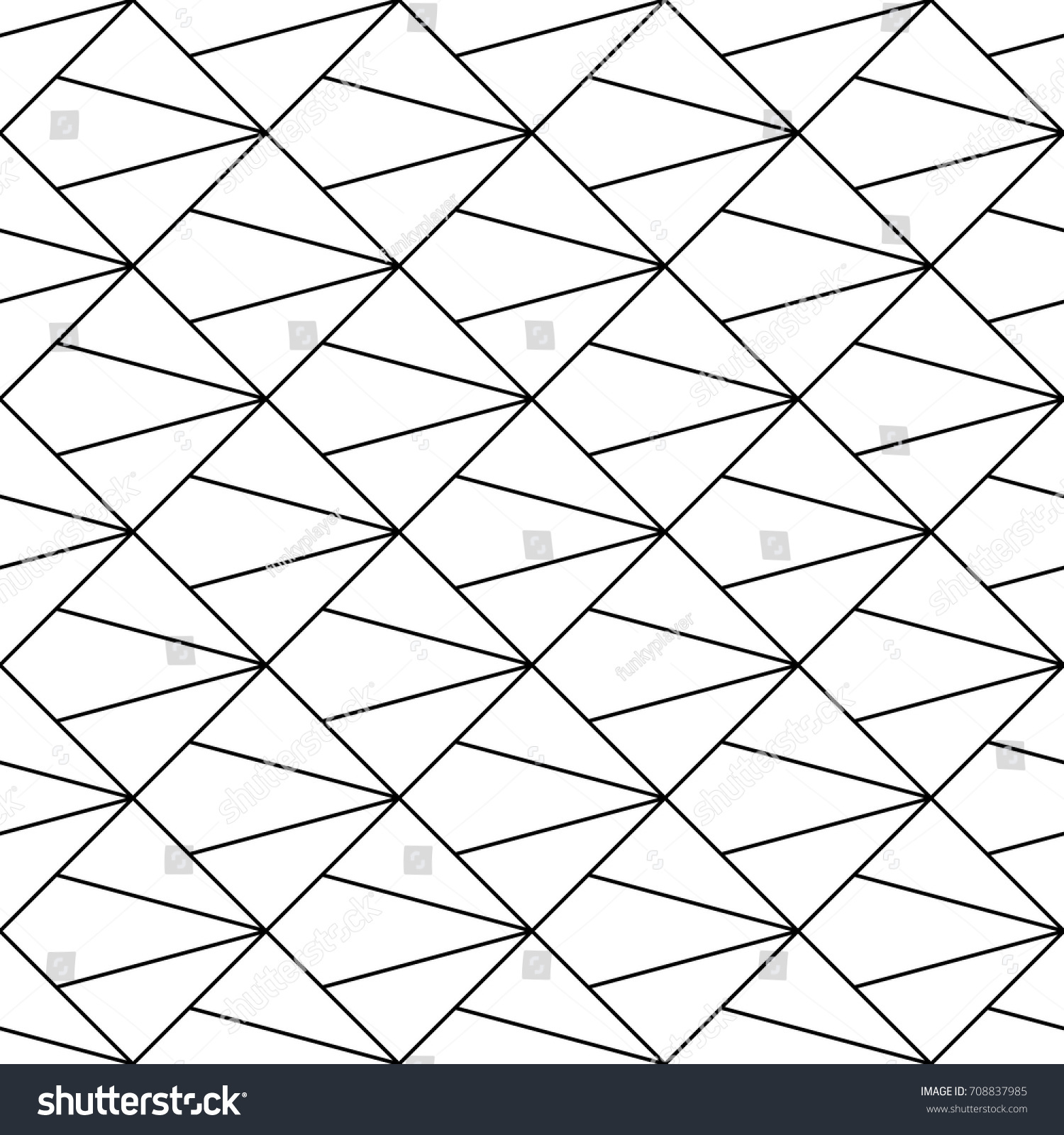Interlocking Polygons Tessellation Background Image Repeated Stock