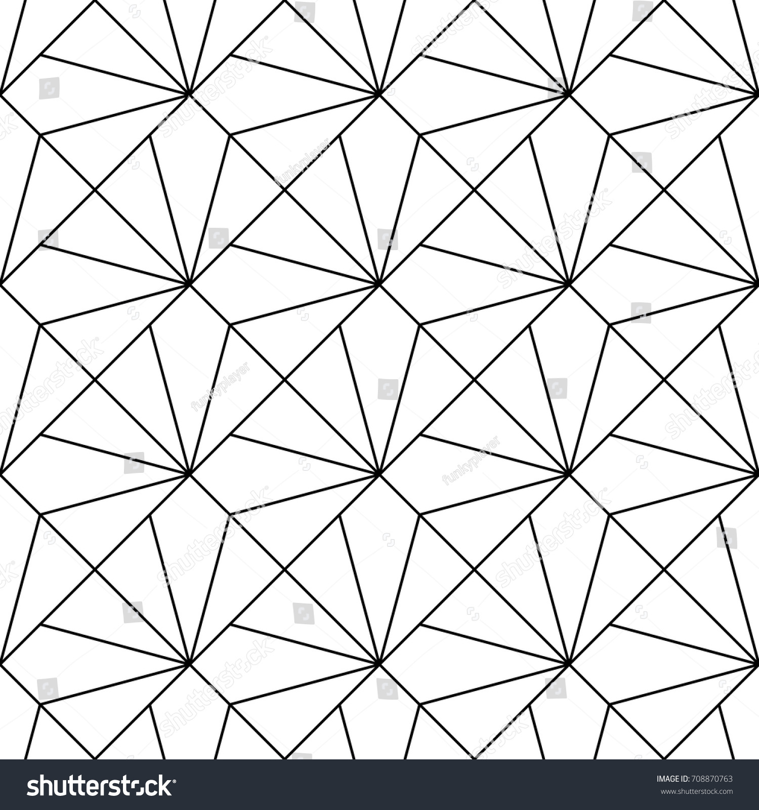 Interlocking Polygons Tessellation Background Image Repeated Stock ...