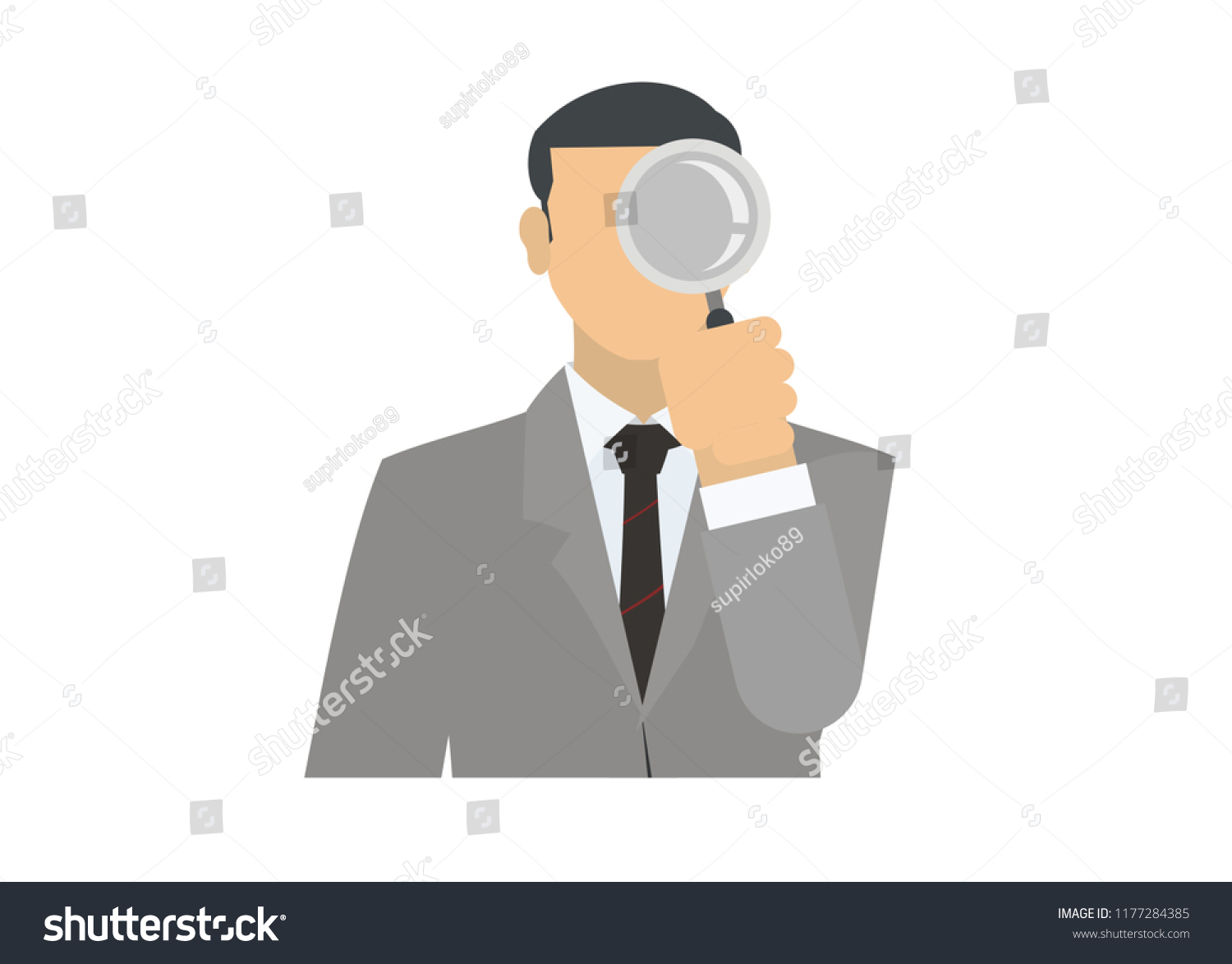 Internal Auditor Simple Illustration Stock Vector (Royalty Free) 1177284385