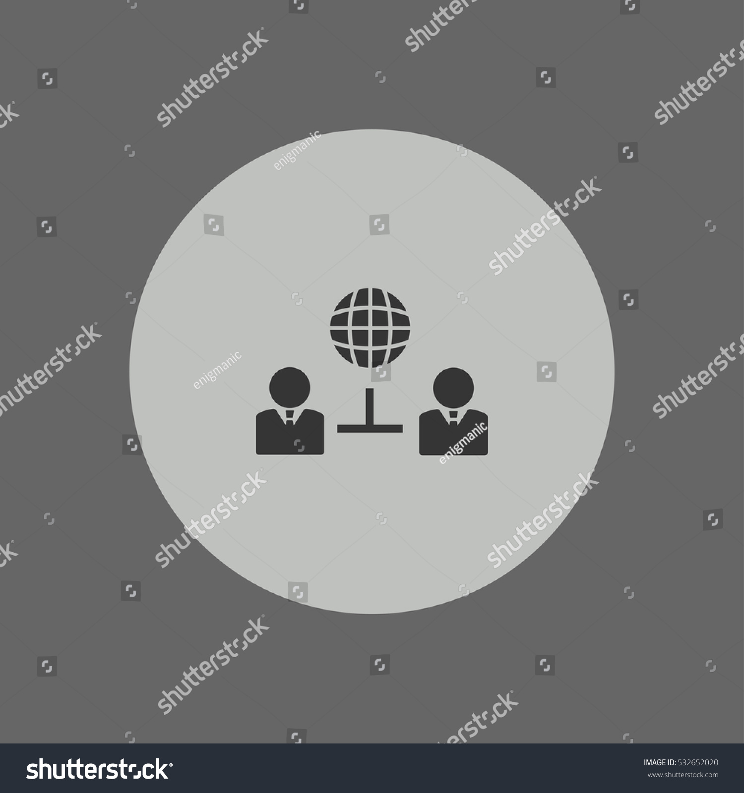 International Connection Icon Stock Vector (Royalty Free) 532652020 ...