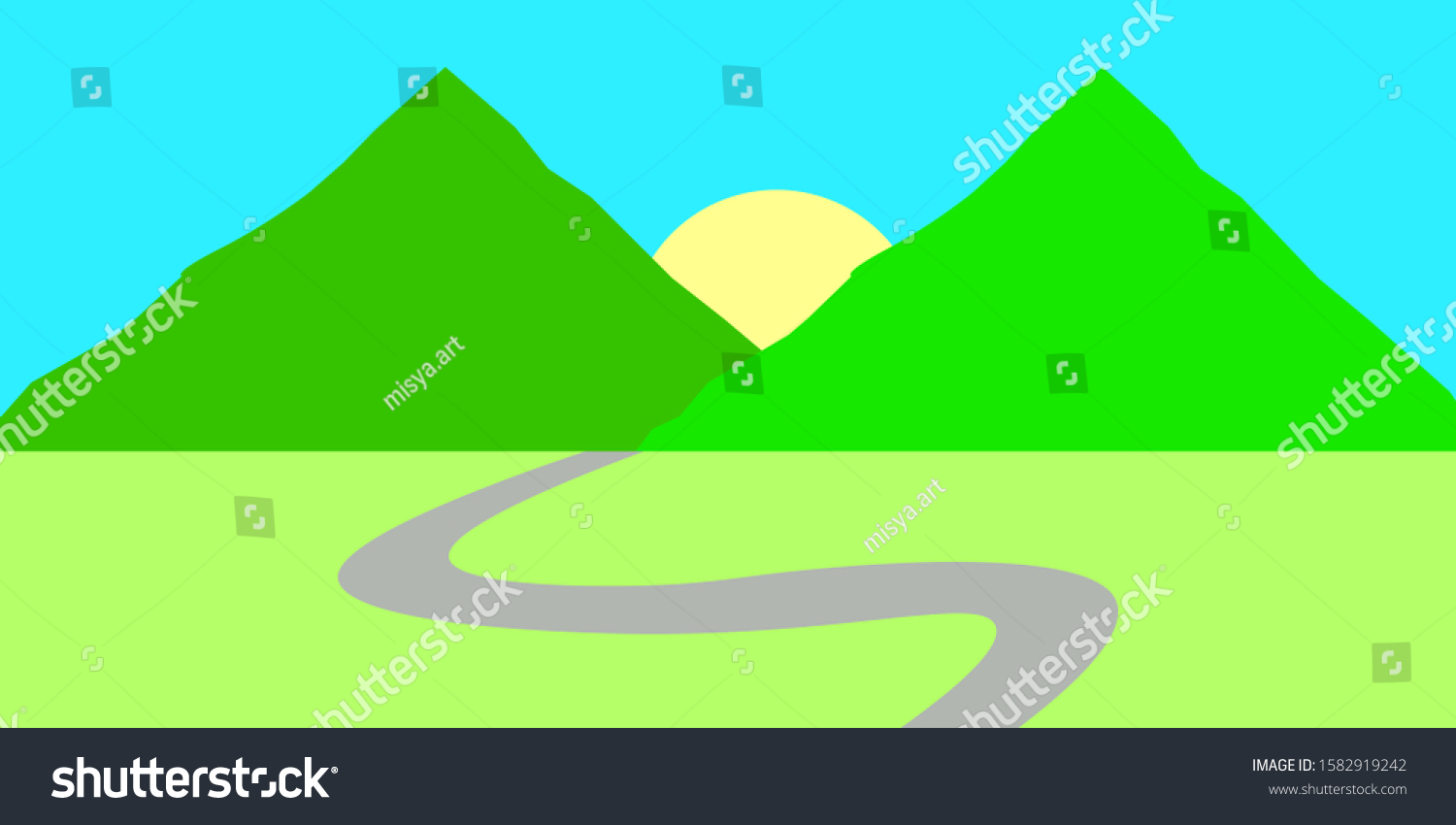 International Mountain Day Wallpaper Basic Mountain Stock Vector ...