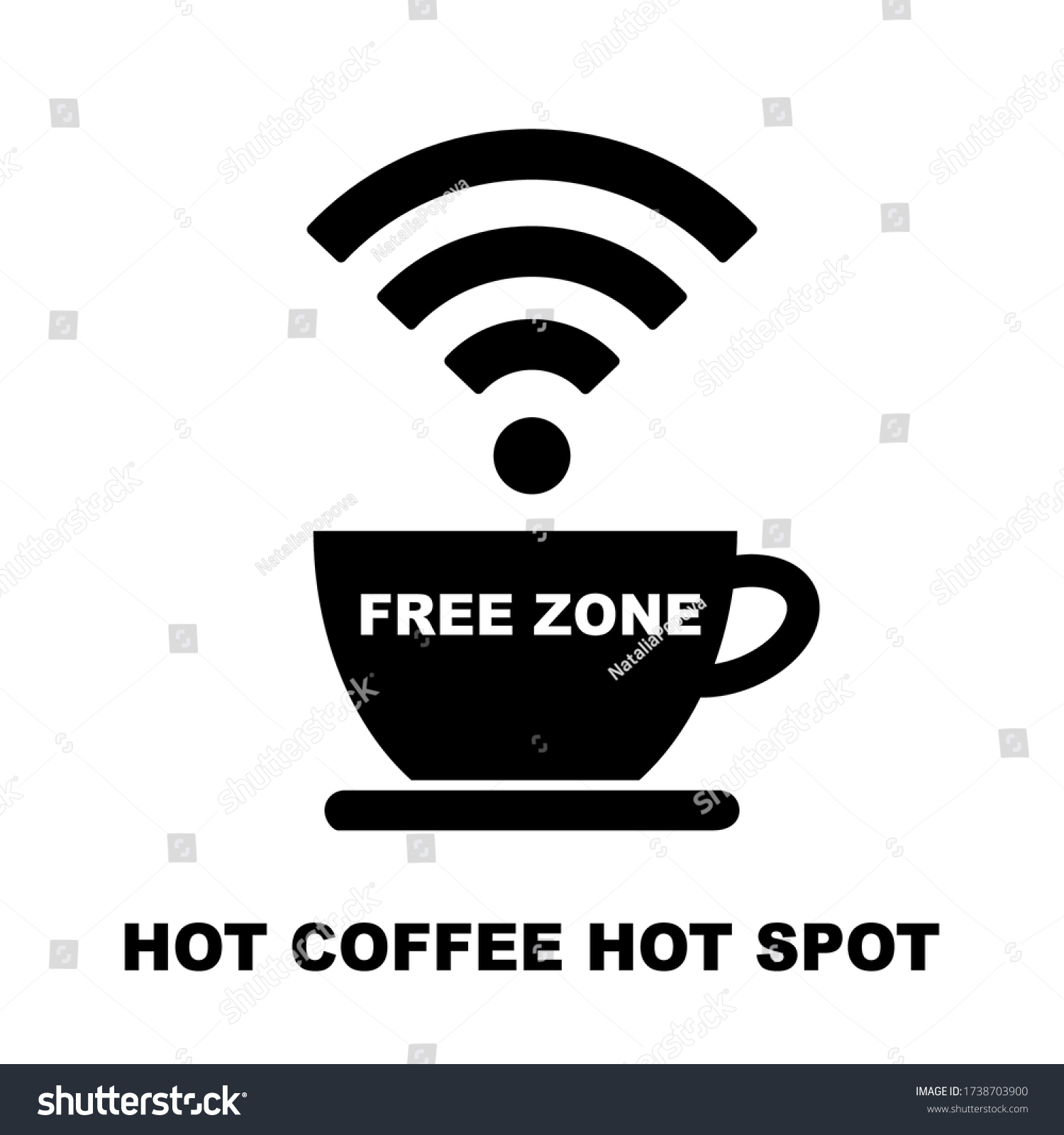 Internet Cafe Poster Design Vector Illustration Stock Vector (Royalty ...