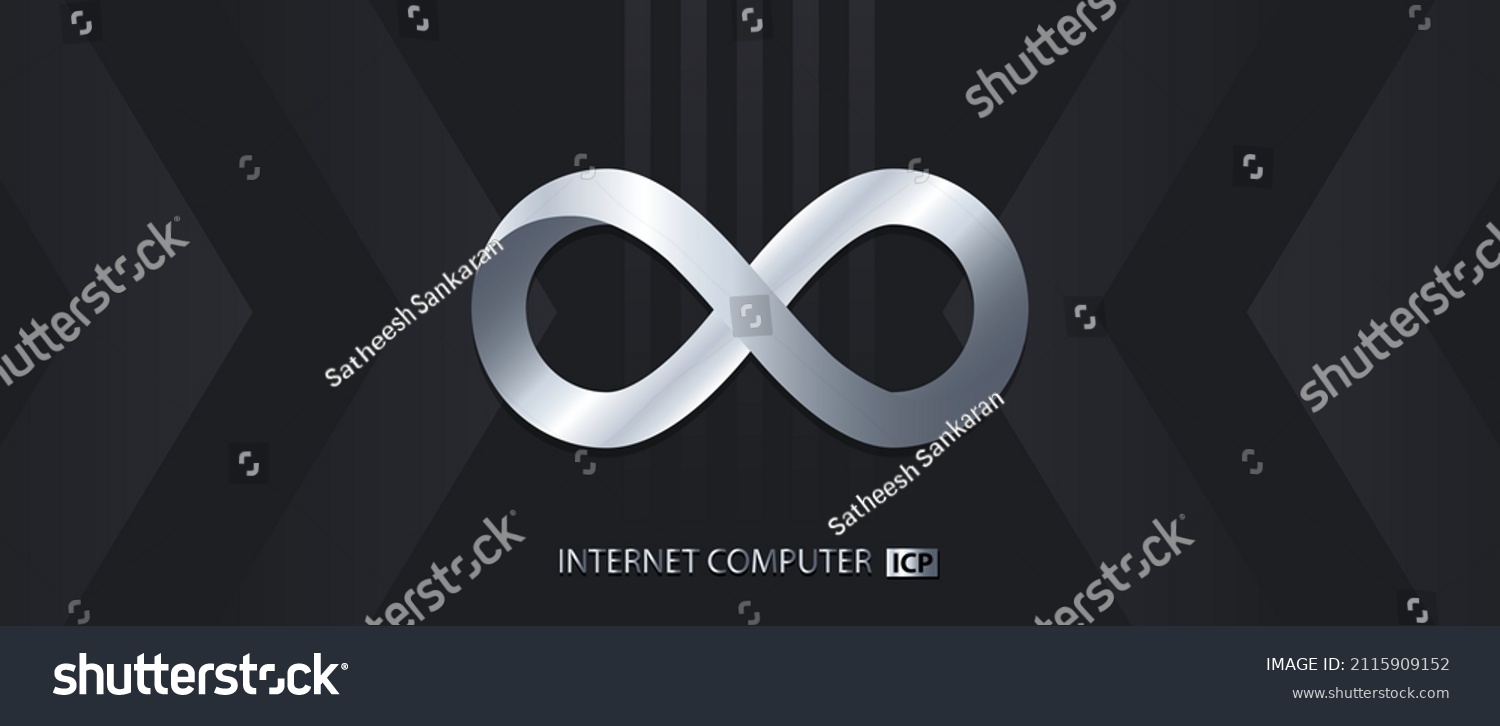 Internet Computer Icp Cryptocurrency Symbol Vector Stock Vector ...