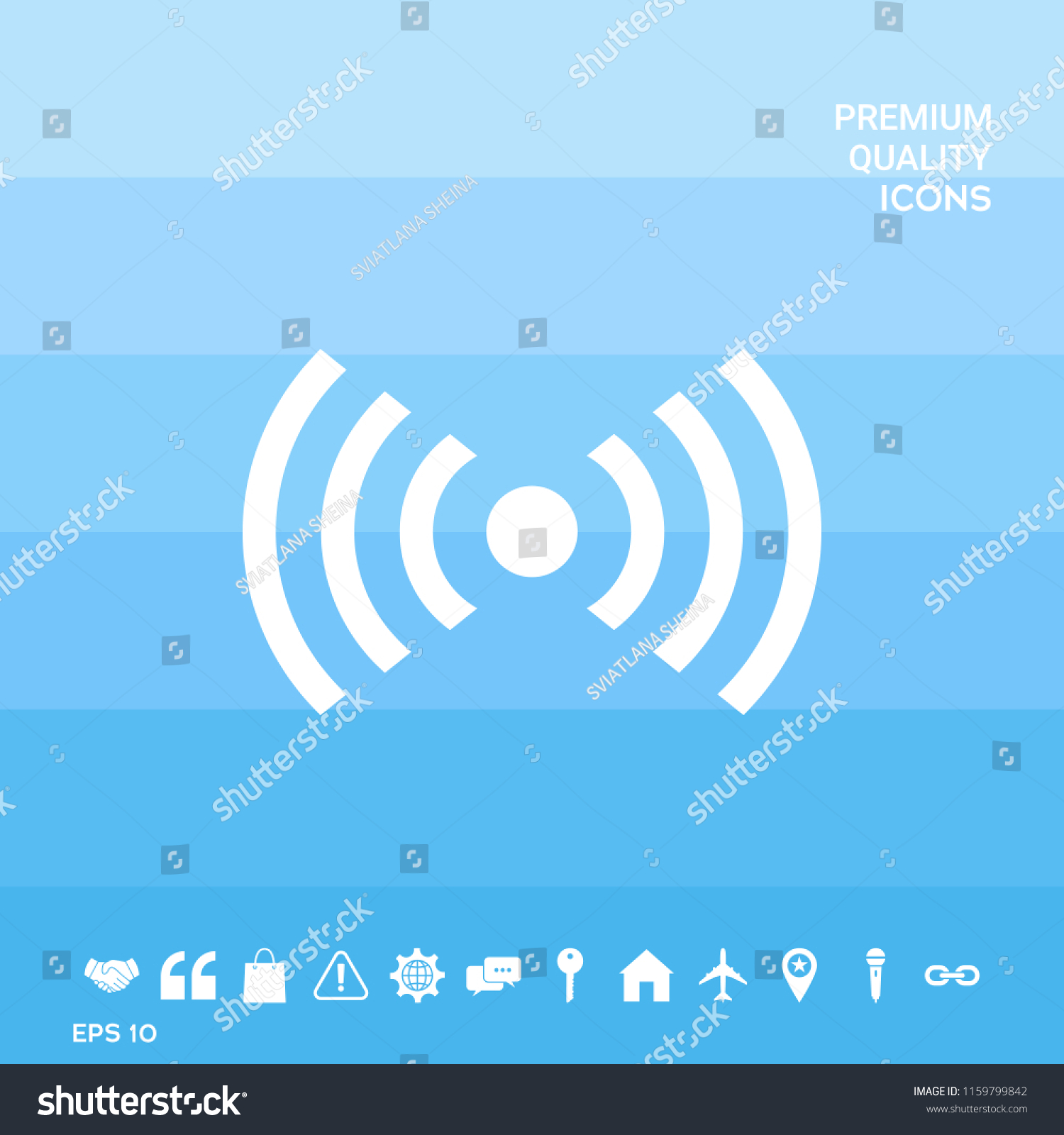 Internet Connection Icon Stock Vector (Royalty Free) 1159799842 ...
