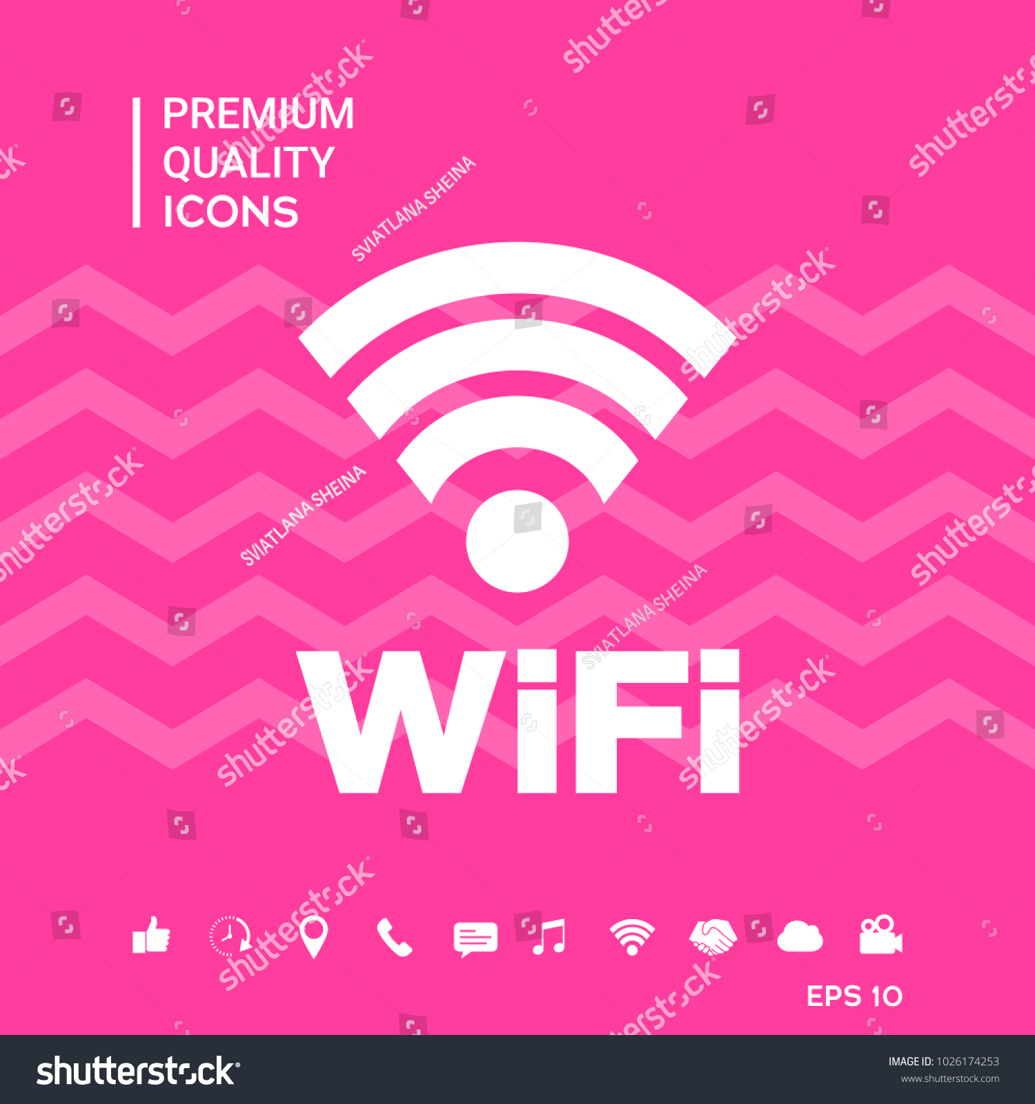 Internet Connection Symbol Icon Stock Vector (Royalty Free) 1026174253 ...