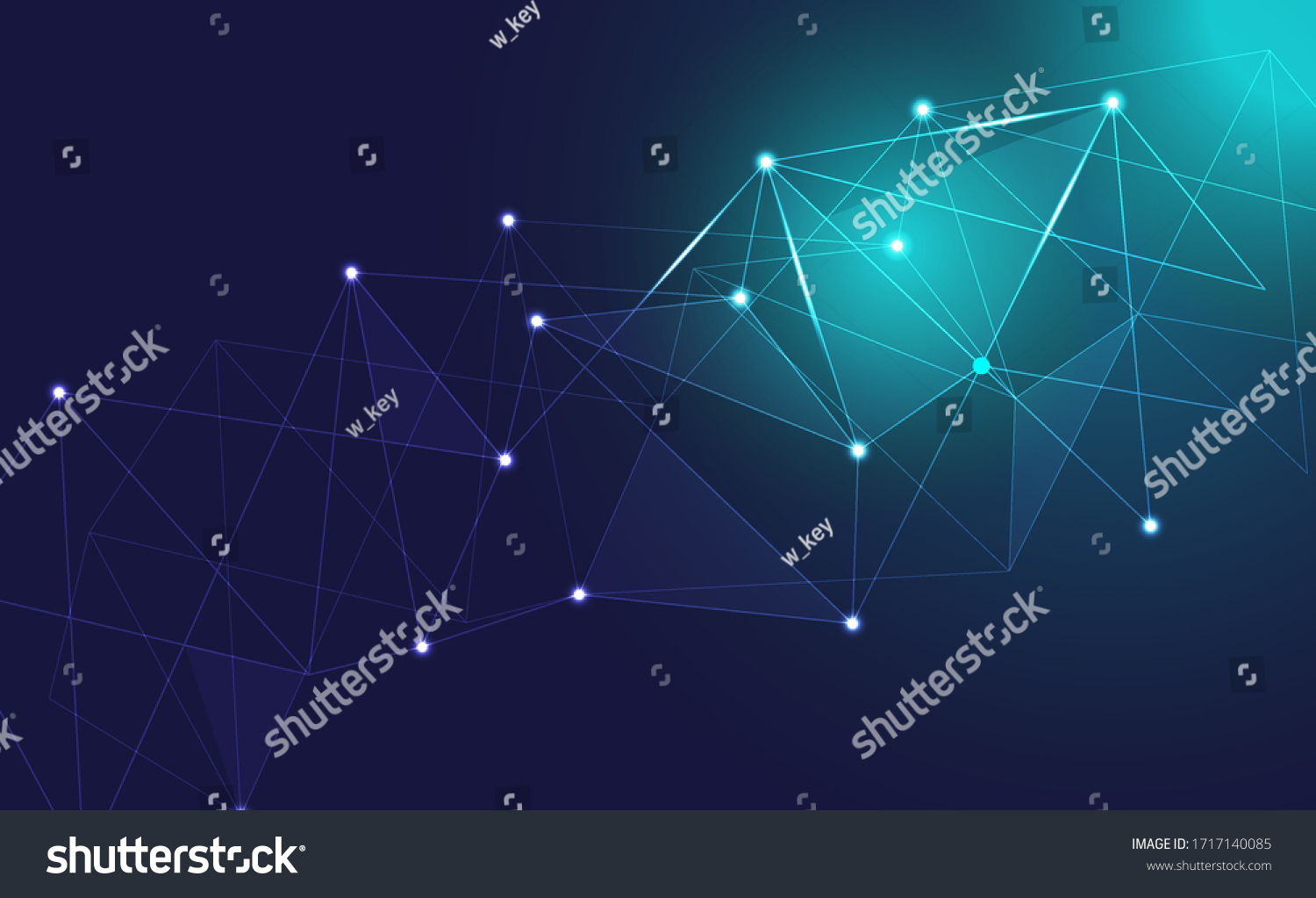 Internet Connection Neon Effect Technology Background Stock Vector ...