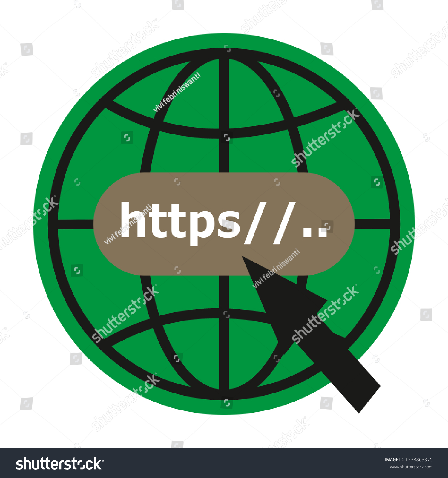 Internet Icon Internet Symbol Wireless Technology Stock Vector (Royalty ...