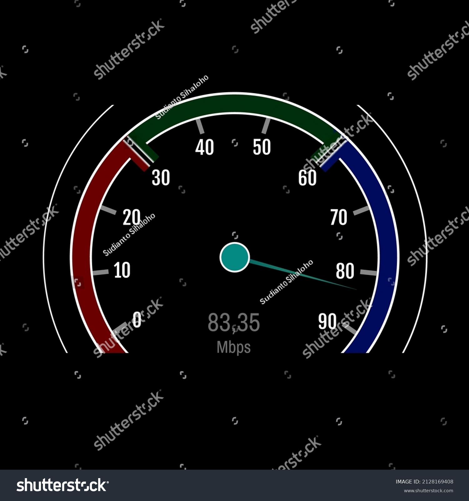 Internet Speed Test Smooth Design Vector Stock Vector (Royalty Free ...