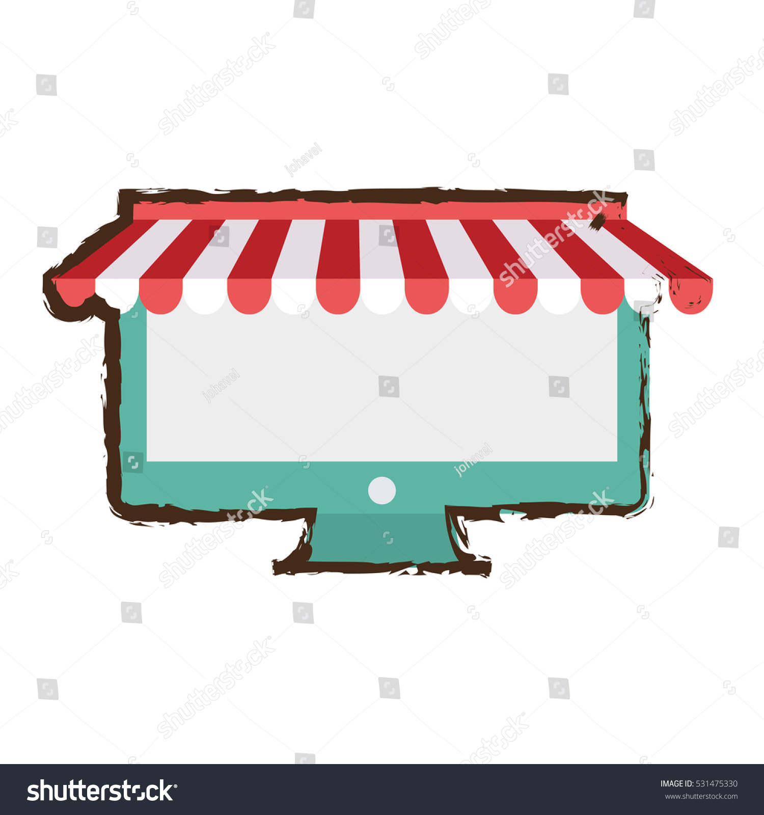 Internet Store Shopping Vector Illustration Eps Stock Vector (Royalty ...