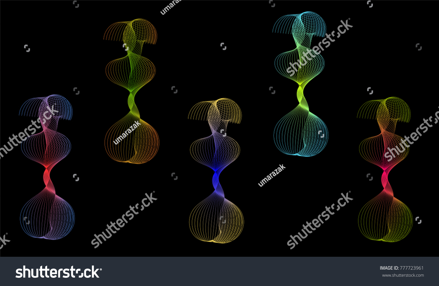 Interpolation Art Abstract Illustration Vector Wallpaper Stock Vector ...