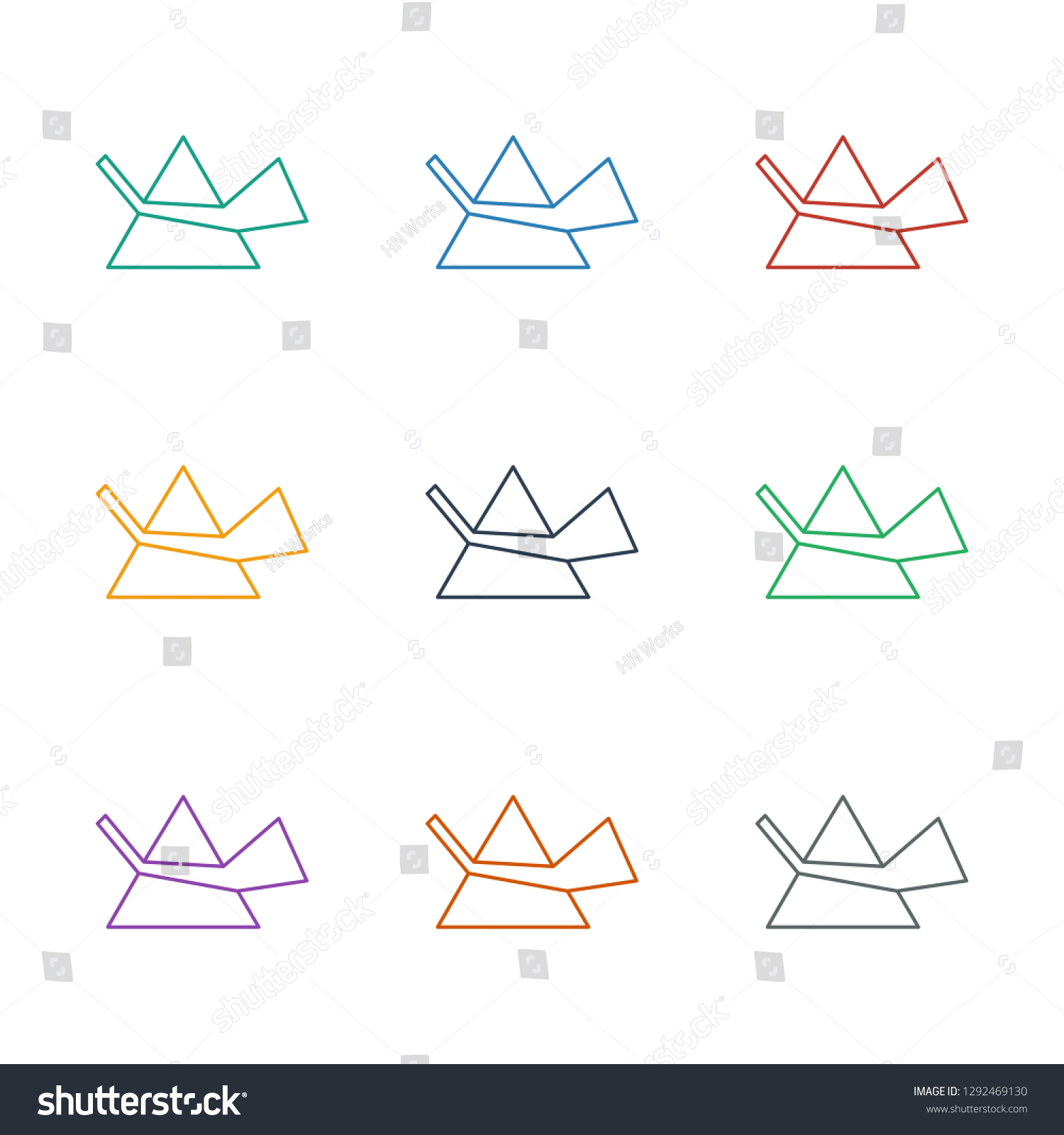 Intersection Icon White Background Editable Line Stock Vector (Royalty ...