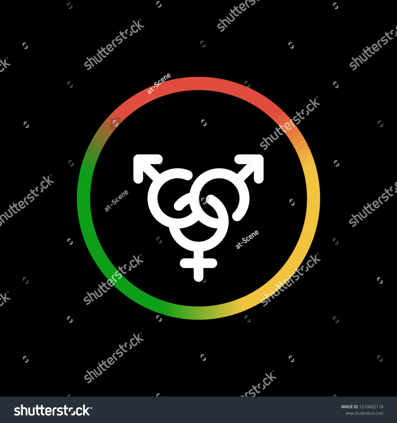 Intersex App Icon Stock Vector (Royalty Free) 1210002118 | Shutterstock