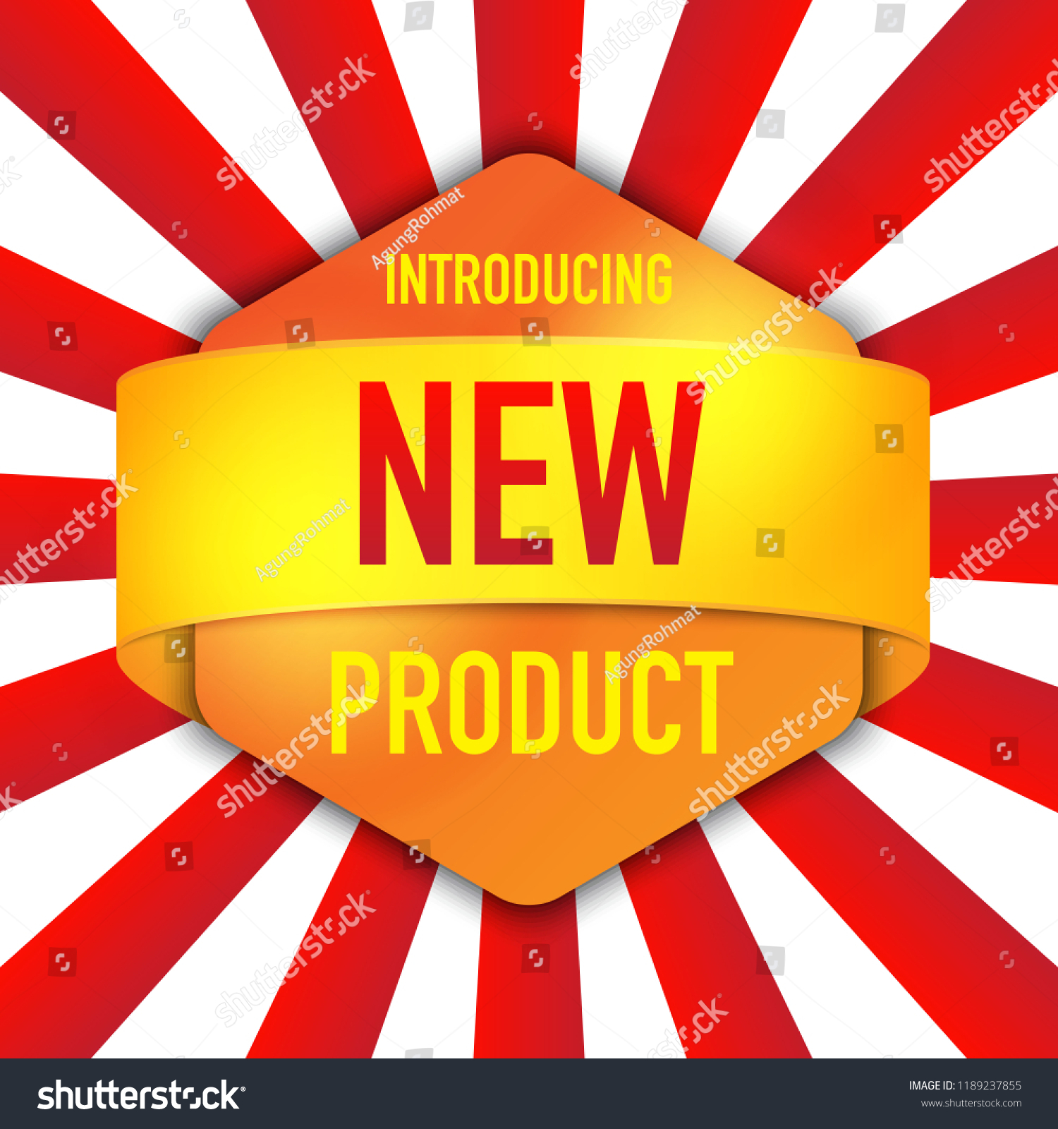 Introducing New Product Background Design Stock Vector (Royalty Free ...