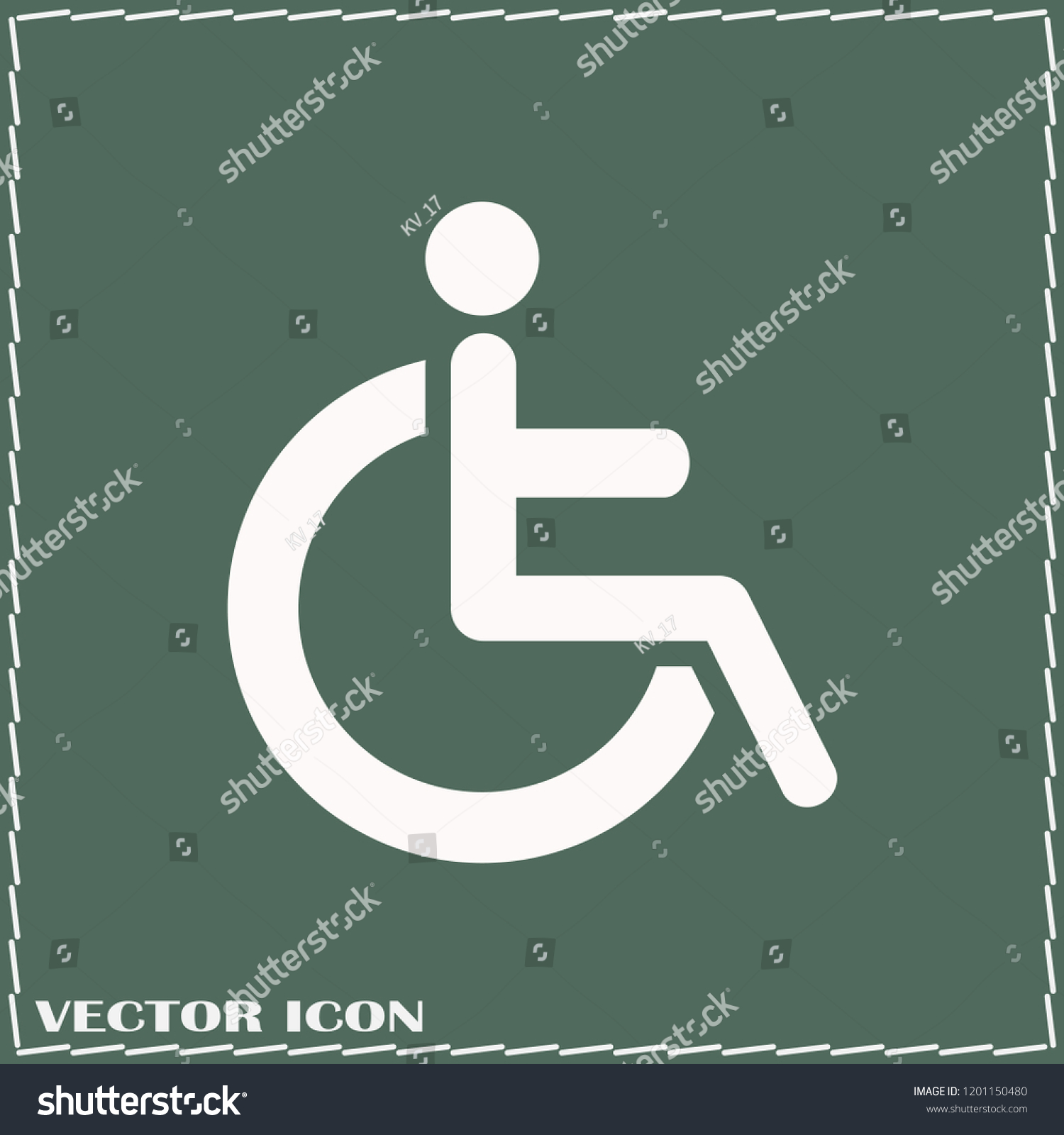Invalid Carriage Flat Vector Icon Invalid Stock Vector (Royalty Free ...