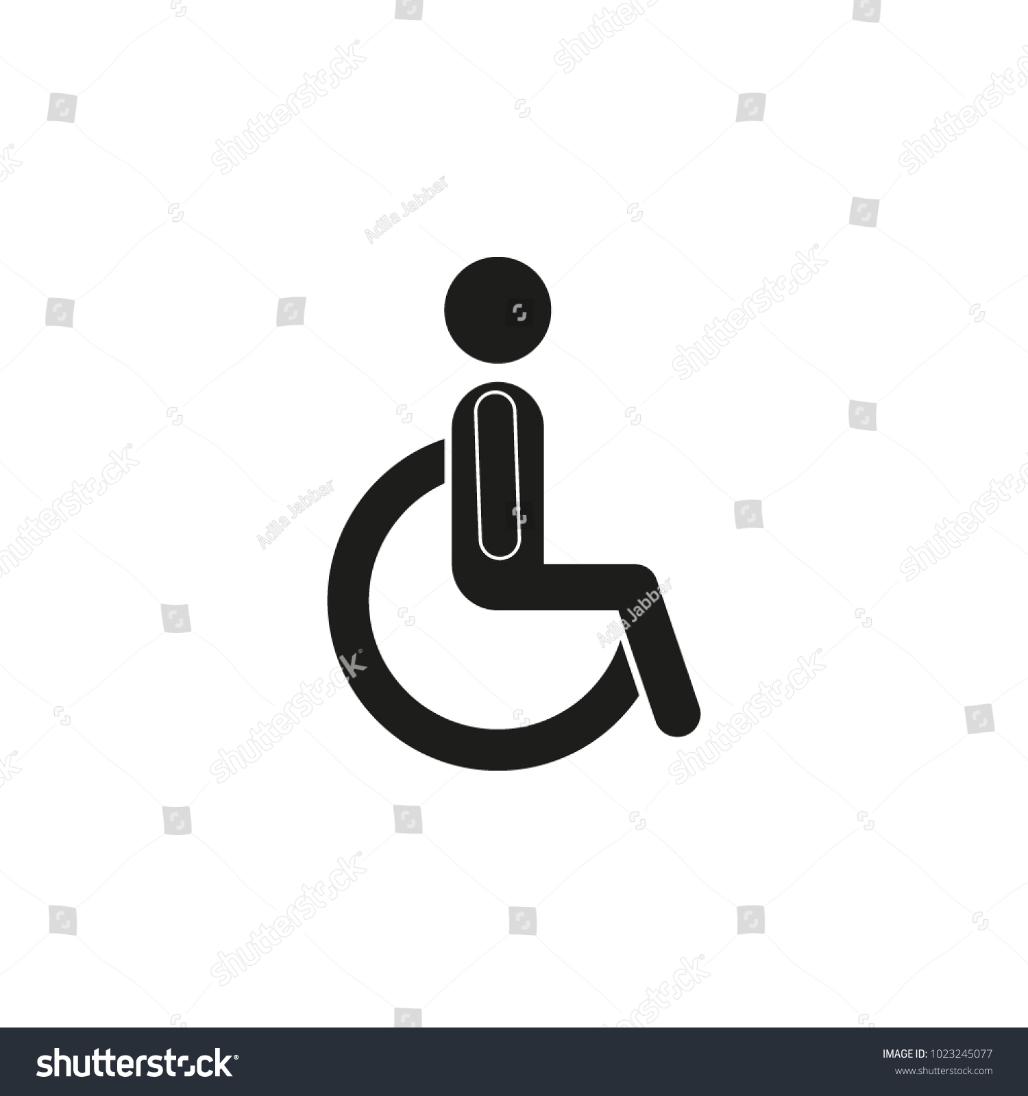 Invalid Person Icon Stock Vector (Royalty Free) 1023245077 | Shutterstock