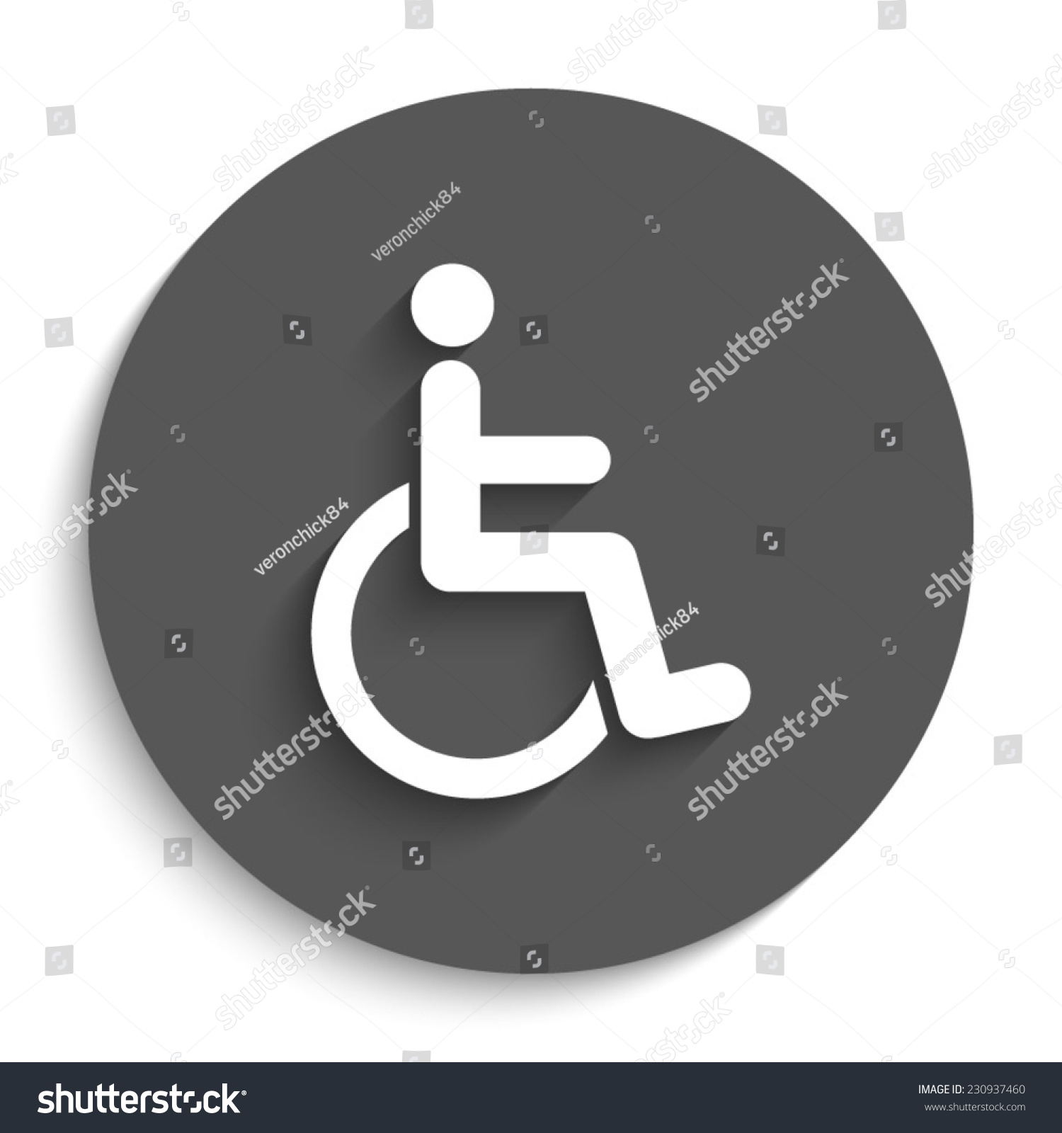 Invalid Vector Icon Shadow On Round Stock Vector (Royalty Free ...