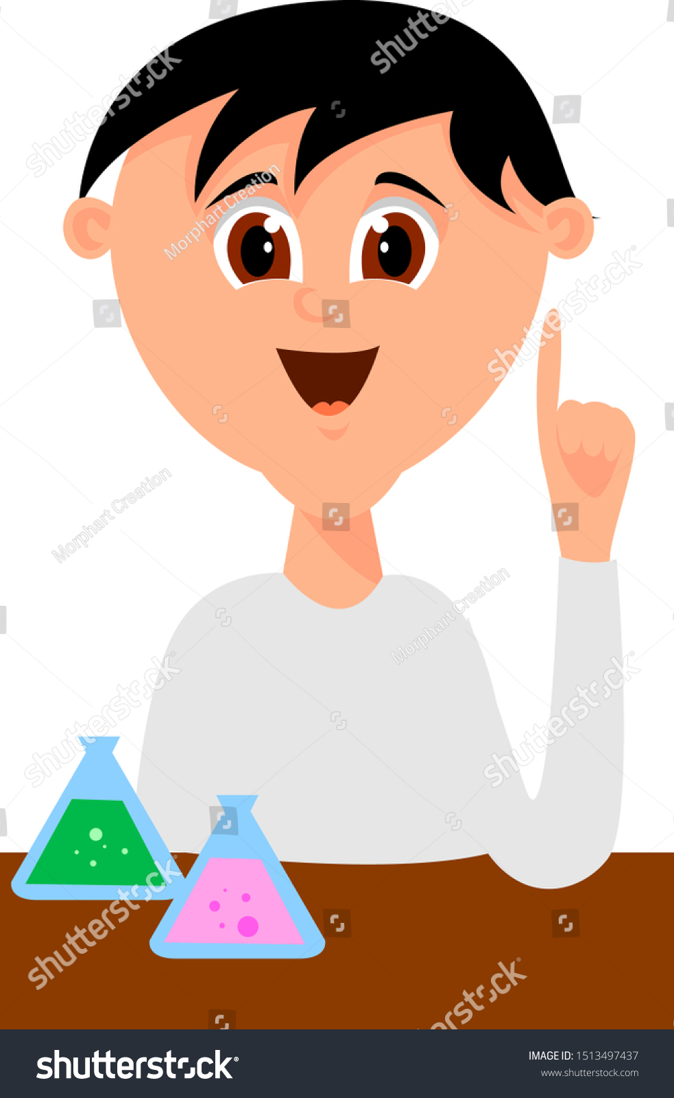 Inventor Illustration Vector On White Background Stock Vector (Royalty ...