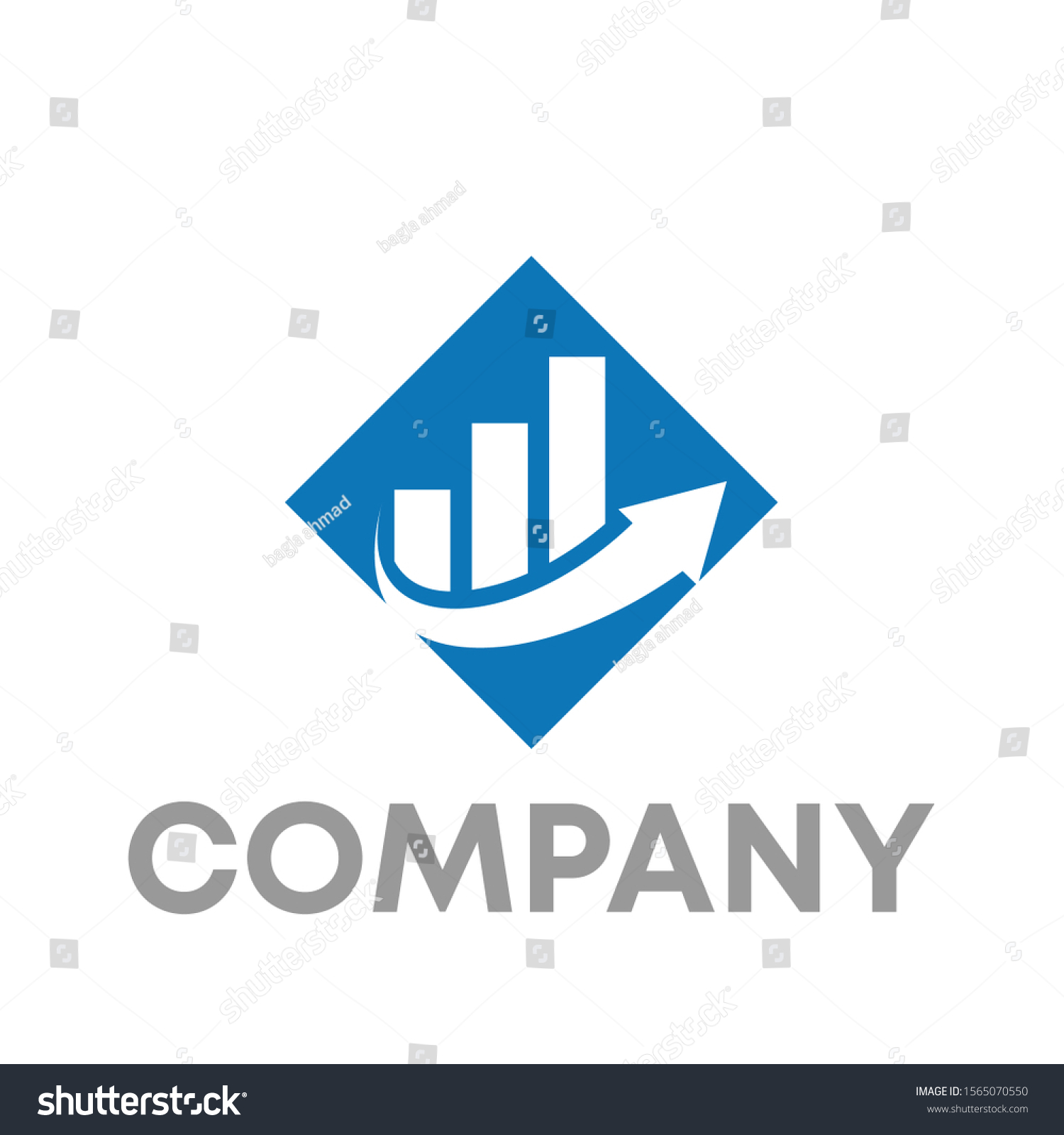Invesment Logo Vector Design Template Icon Stock Vector (Royalty Free ...
