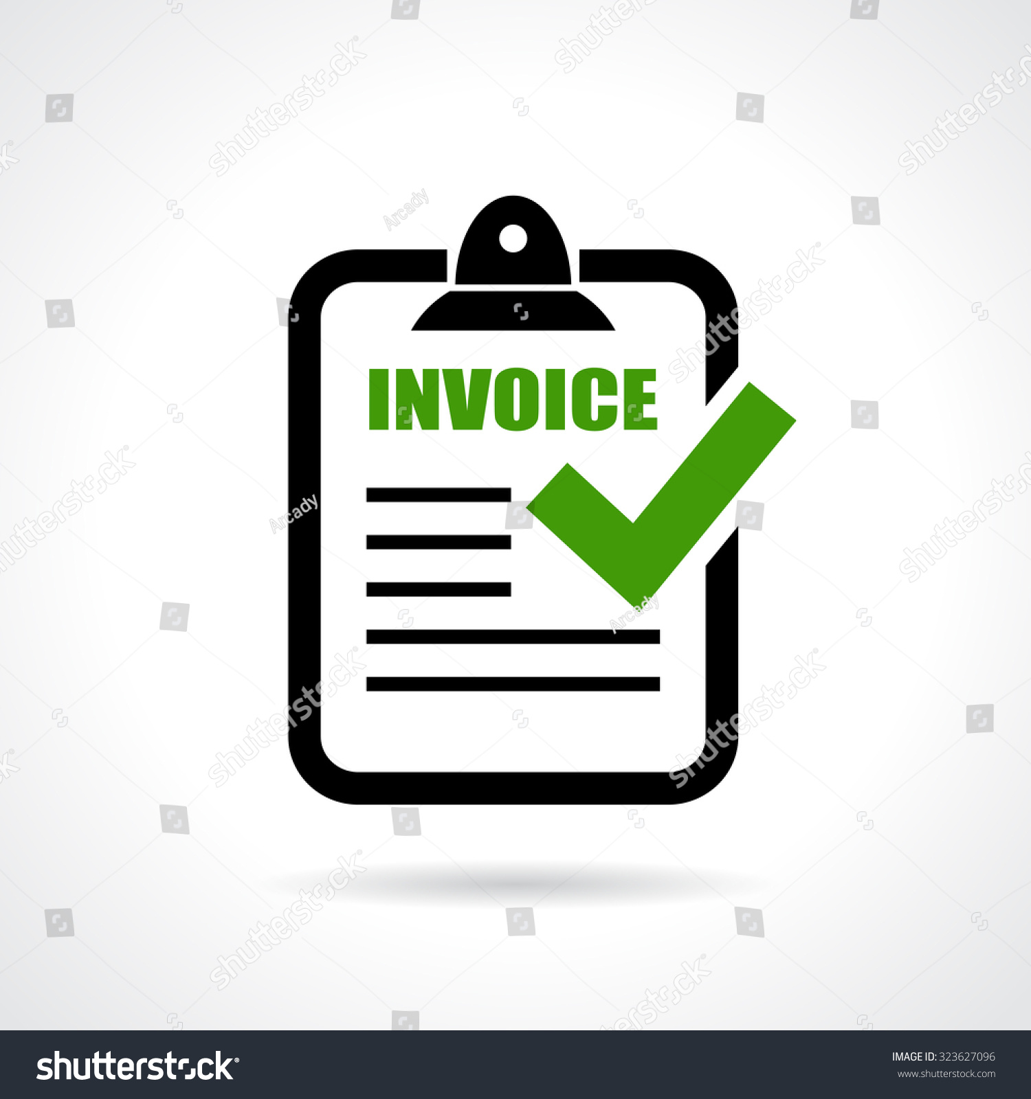 Invoice Icon Stock Vector (Royalty Free) 323627096 Invoice Icon Stock Vector (Royalty Free) 323627096