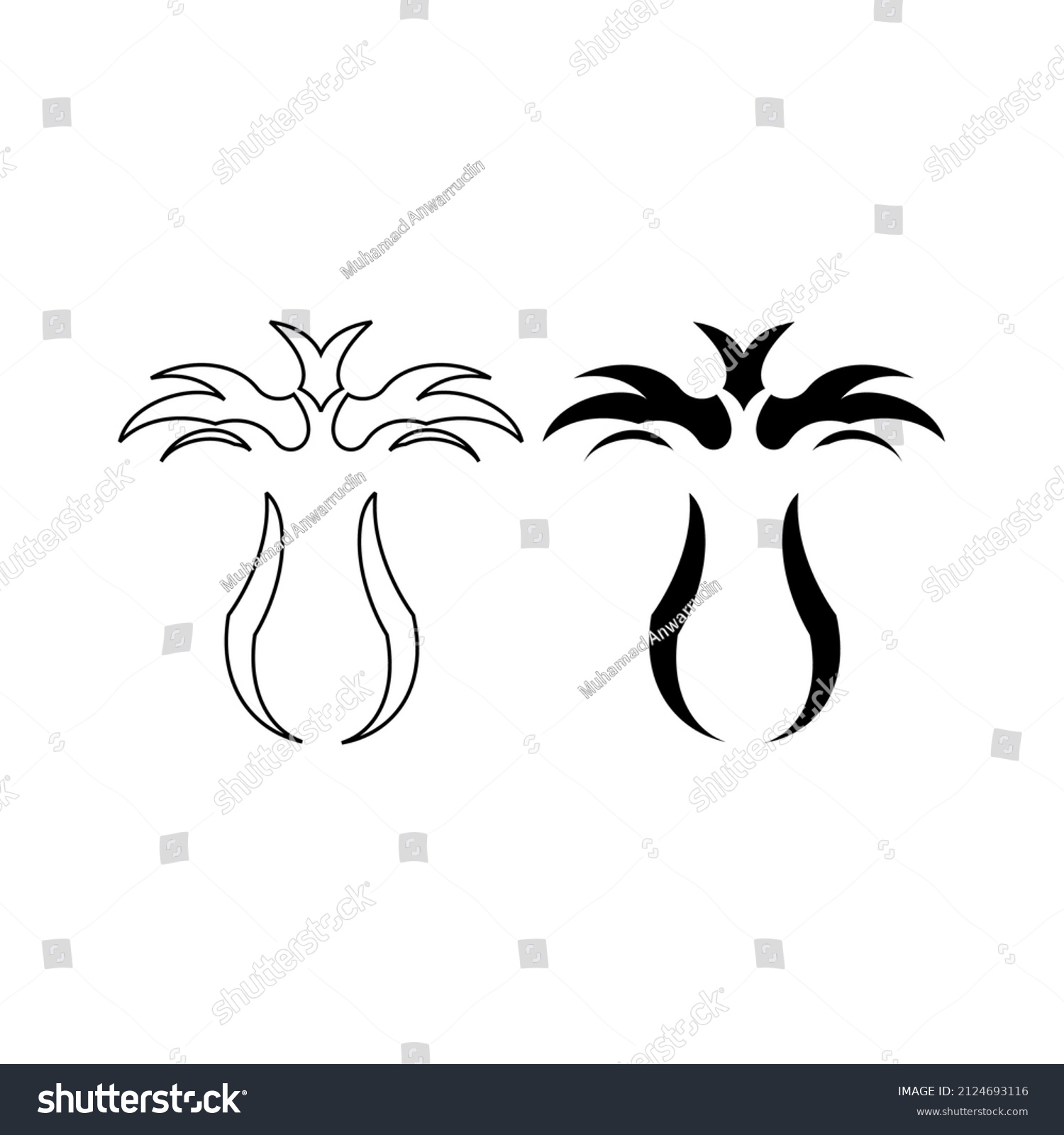 Ion Face Sketch Logo Free Vector Stock Vector (Royalty Free) 2124693116 ...