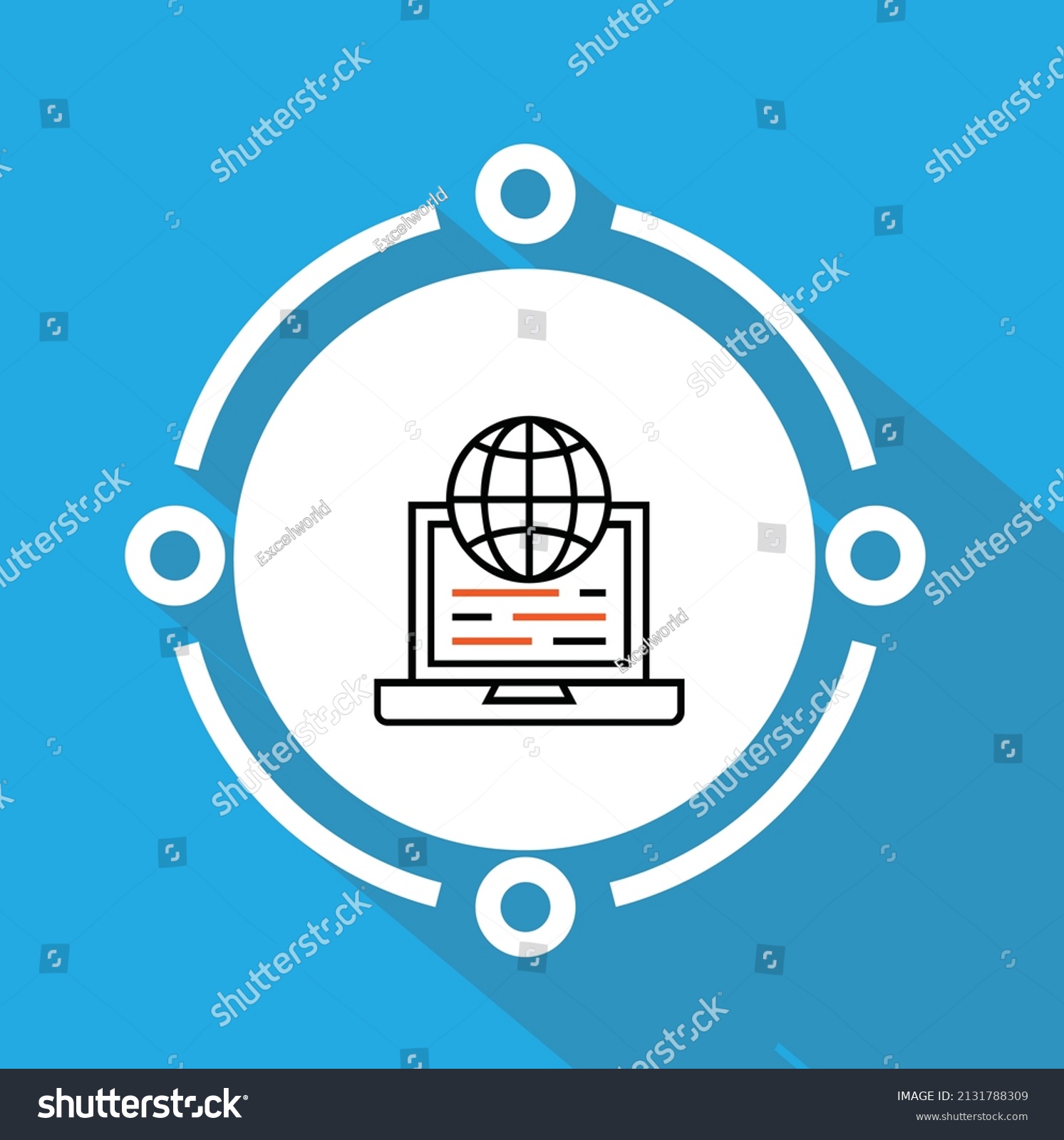 Ipv6 Address Icon Vector Design Stock Vector (Royalty Free) 2131788309 ...