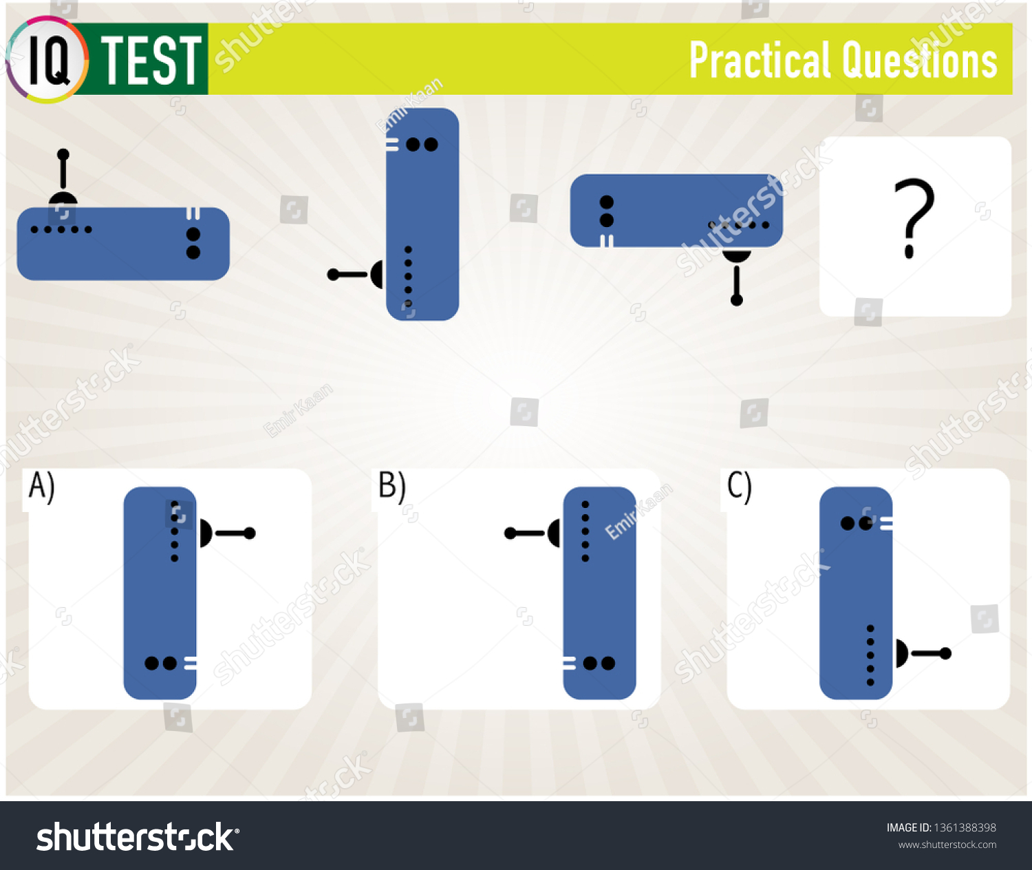 Iq Test Practical Questions: stockvector (rechtenvrij) 1361388398 ...
