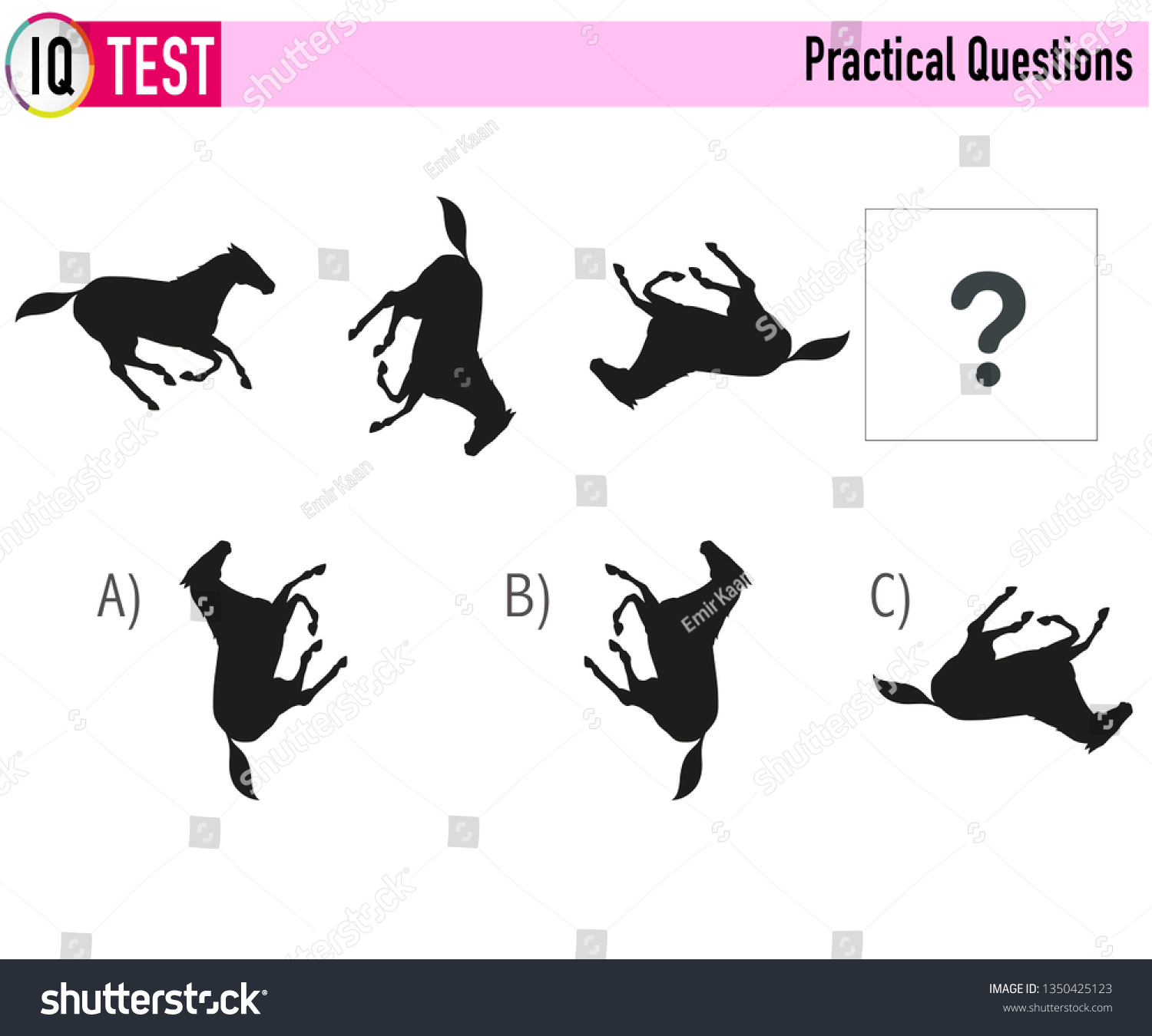 Iq Test Practical Questions Vector: เวกเตอร์สต็อก (ปลอดค่าลิขสิทธิ์ ...