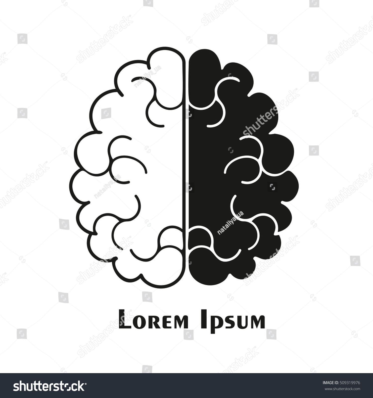 Iq Test Vector Illustration Human Brain: vector de stock (libre de ... Iq Test Vector Illustration Human Brain: vector de stock (libre de ...