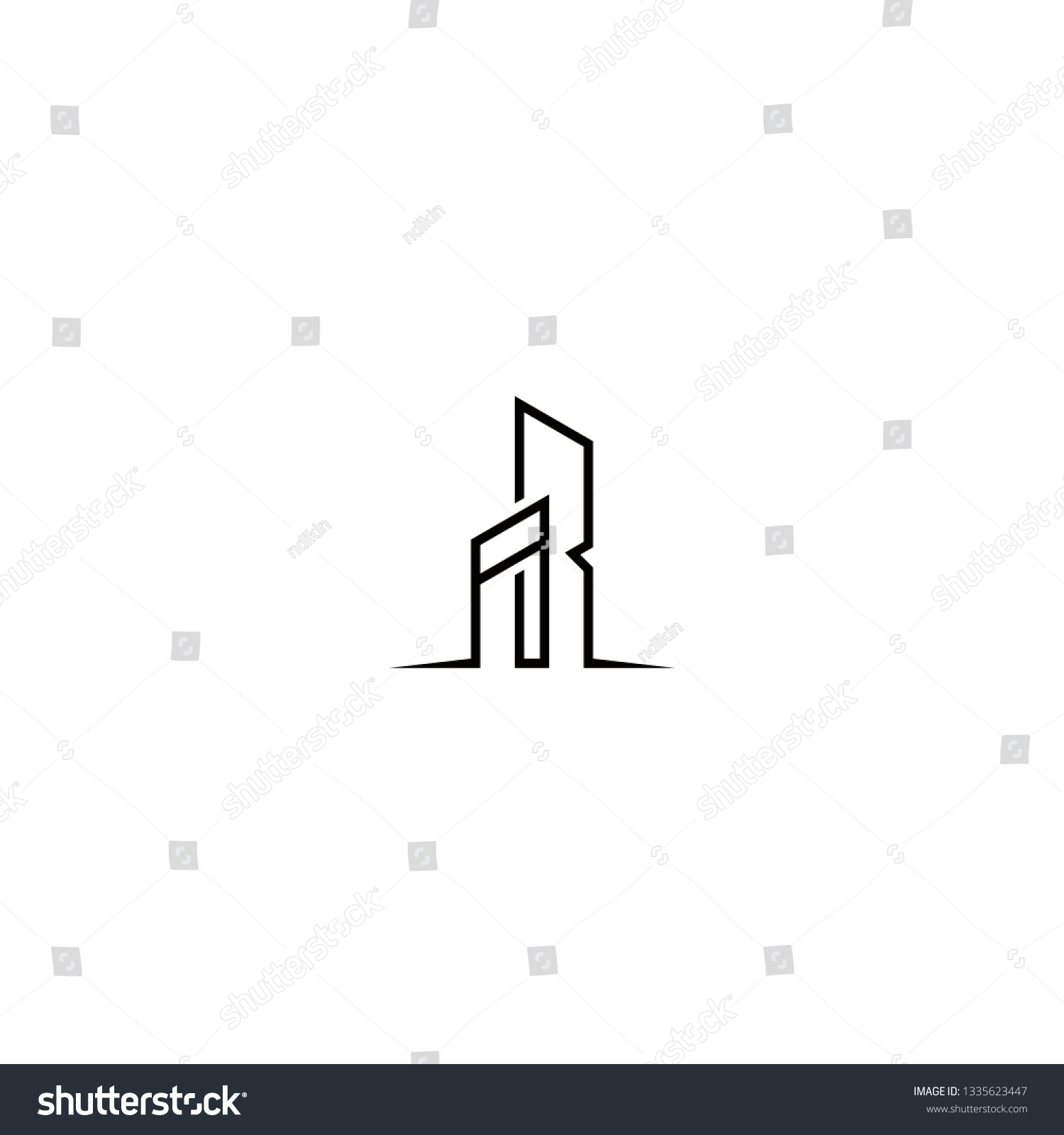 Ir Building Logo Stock Vector (Royalty Free) 1335623447 | Shutterstock