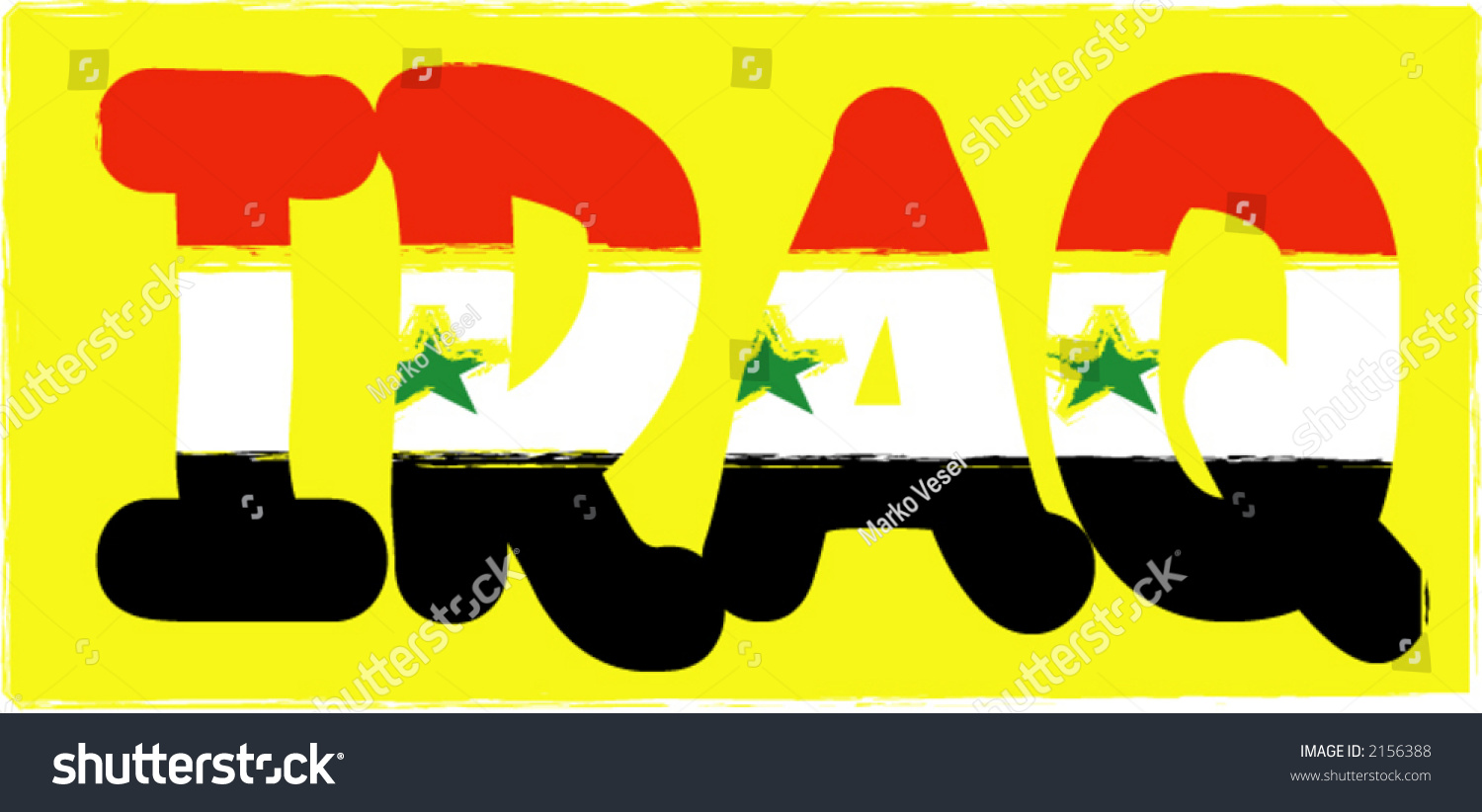 Iraq Vector Illustration Stock Vector (Royalty Free) 2156388