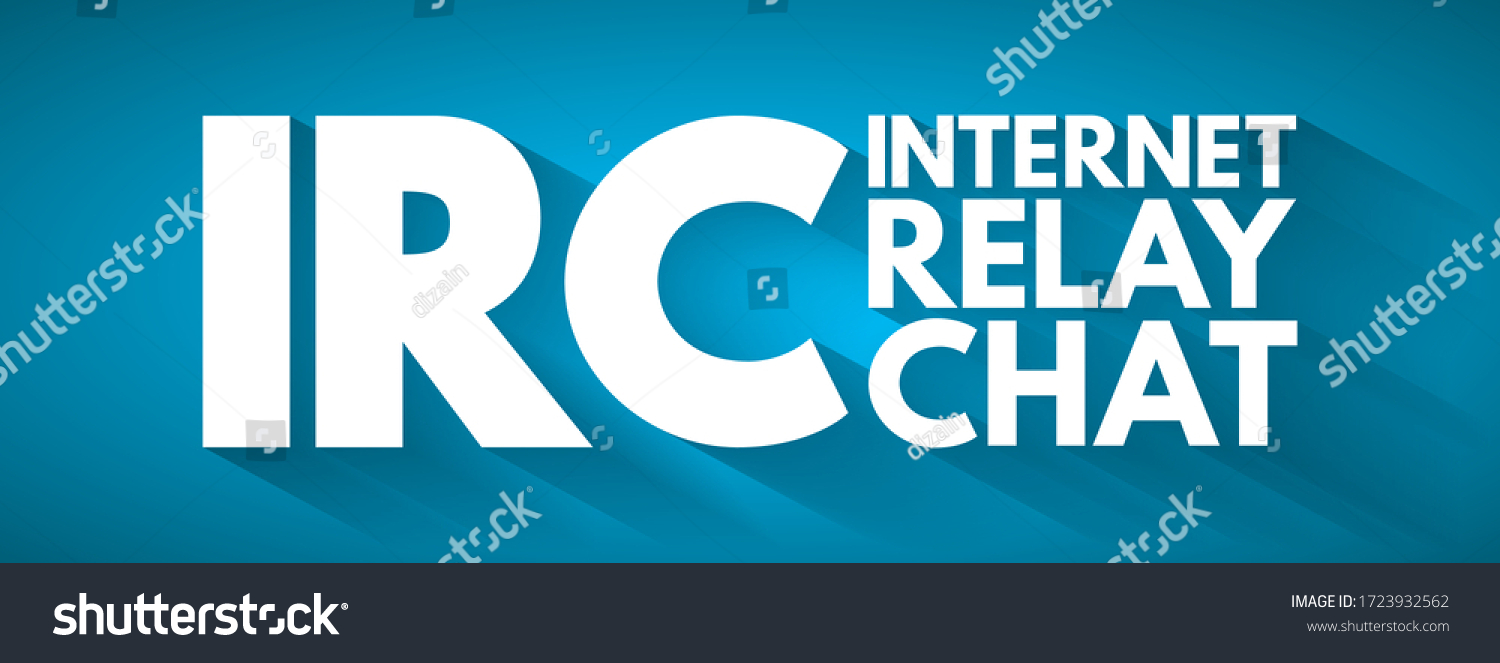 Irc Internet Relay Chat Acronym Technology Stock Vector (Royalty Free ...