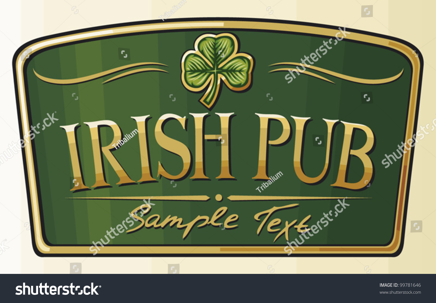 Irish Pub Logo