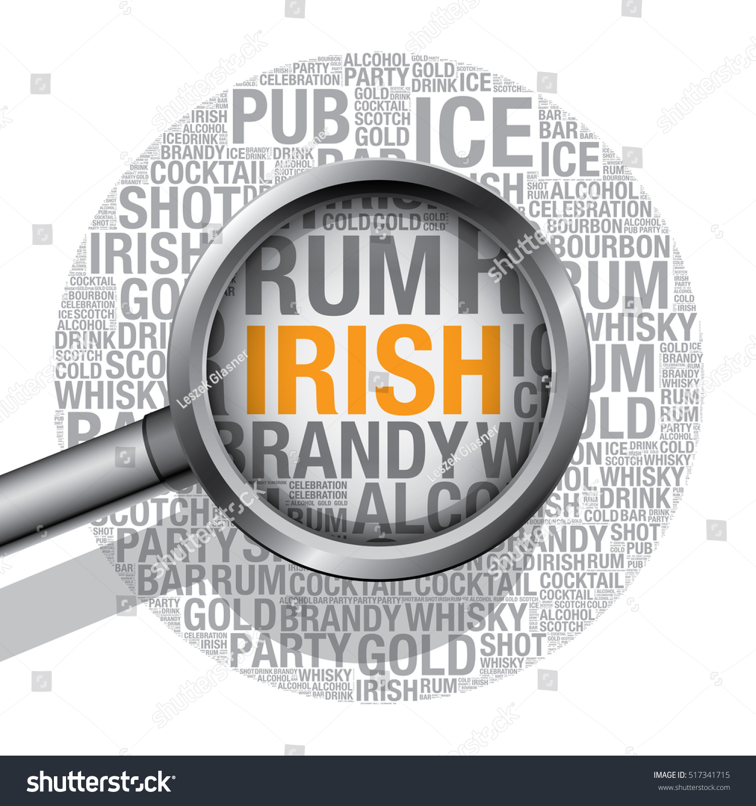 Irish Word Cloud Concept Vector Illustration Stock Vector (Royalty Free ...