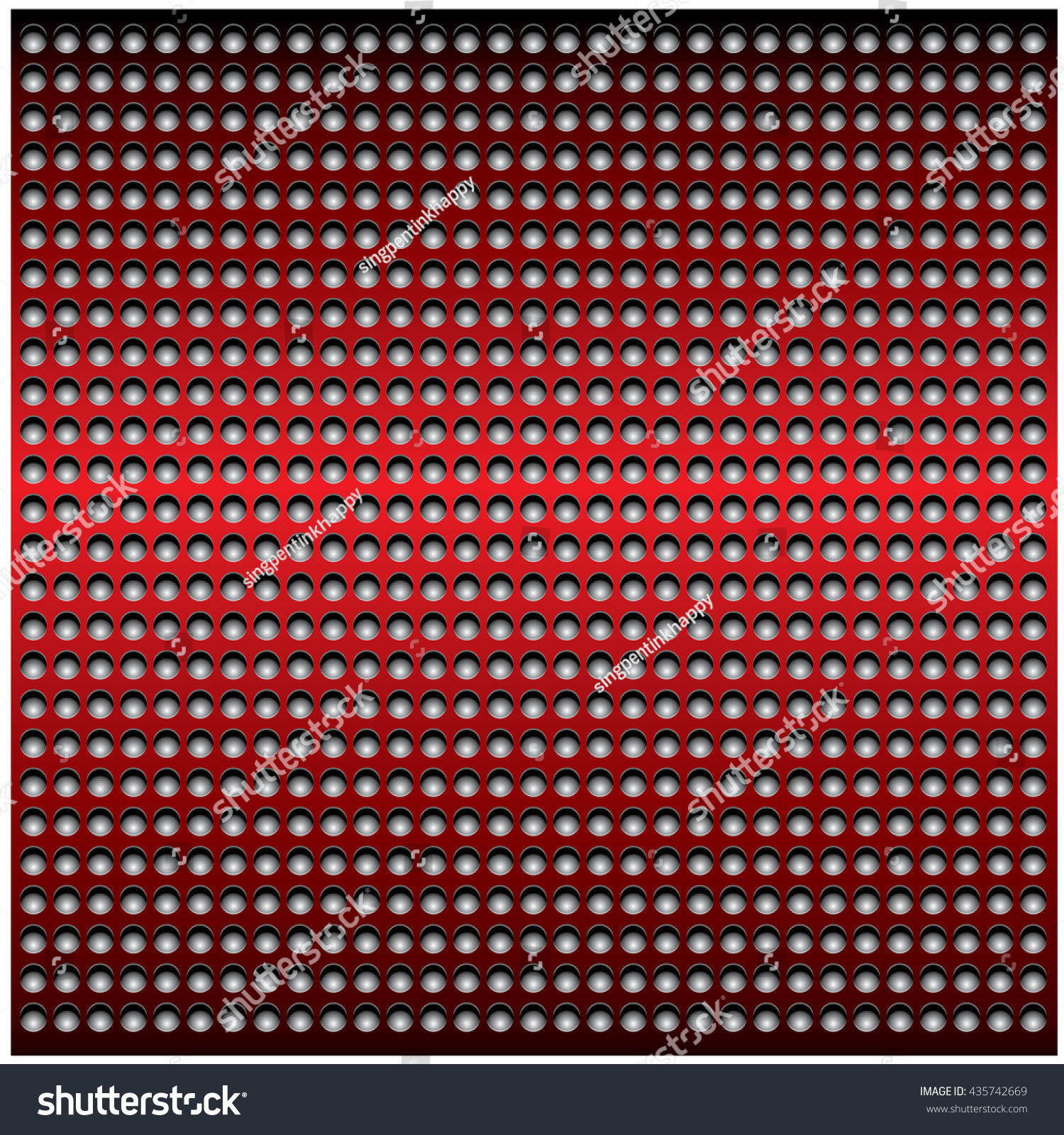 Iron Dots Vector Illustration Stock Vector (Royalty Free) 435742669