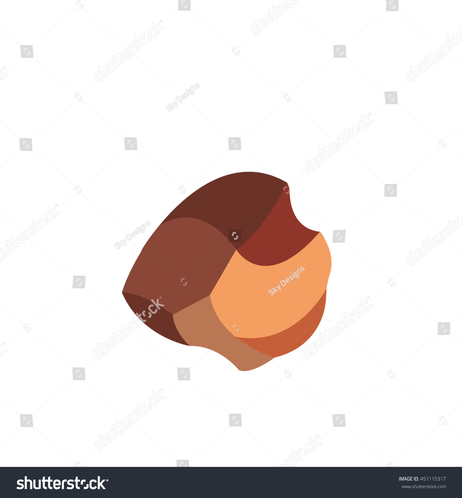 Iron Ore Rock Stock Vector (Royalty Free) 451115317 | Shutterstock