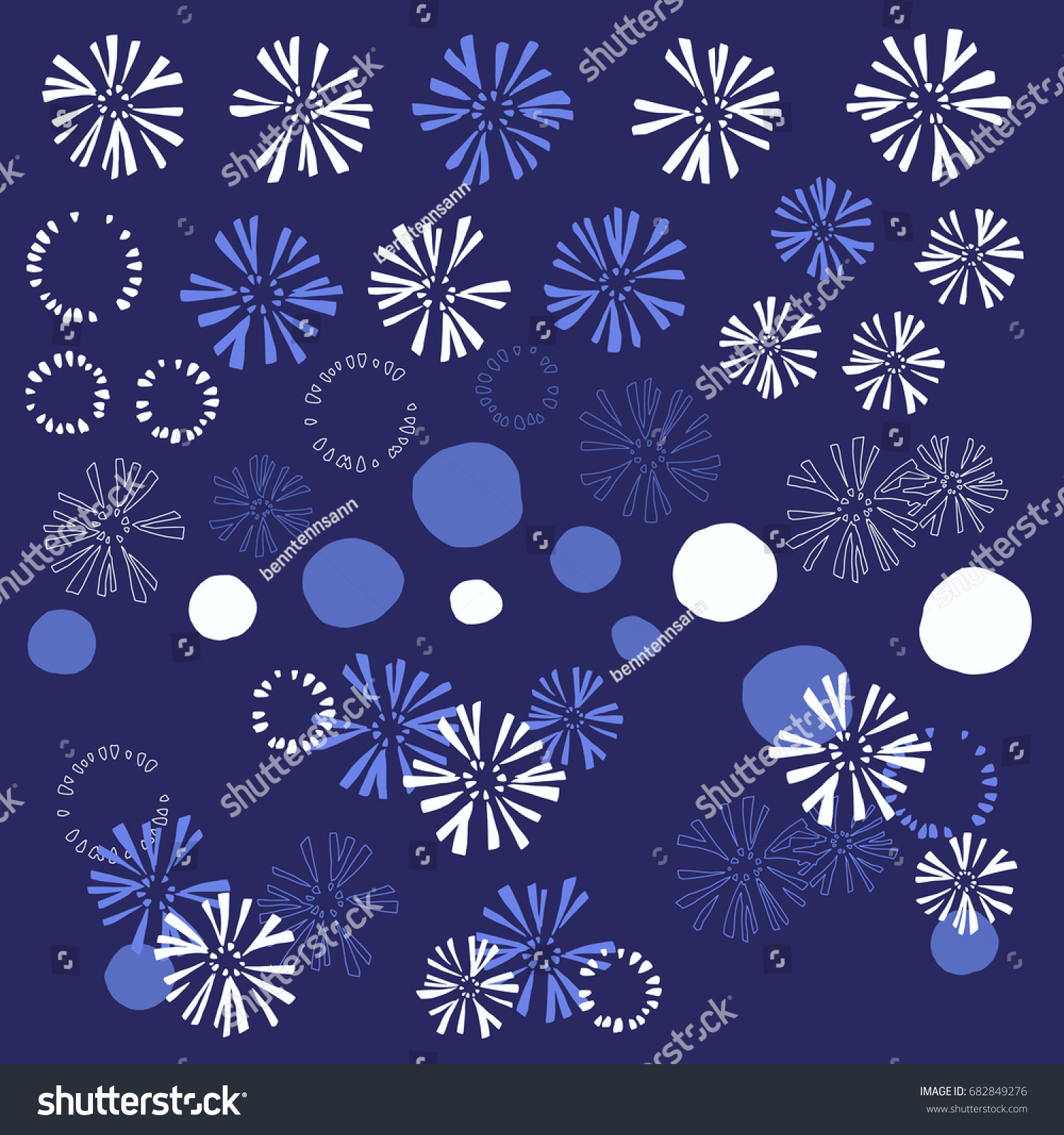 Irregular Form Illustration Stock Vector (Royalty Free) 682849276