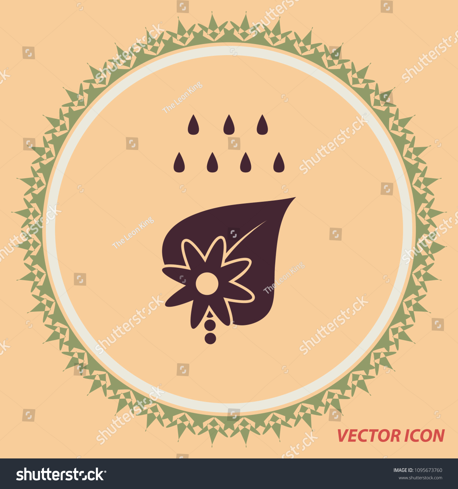 Irrigation Sign Vector Icon Stock Vector (Royalty Free) 1095673760 ...