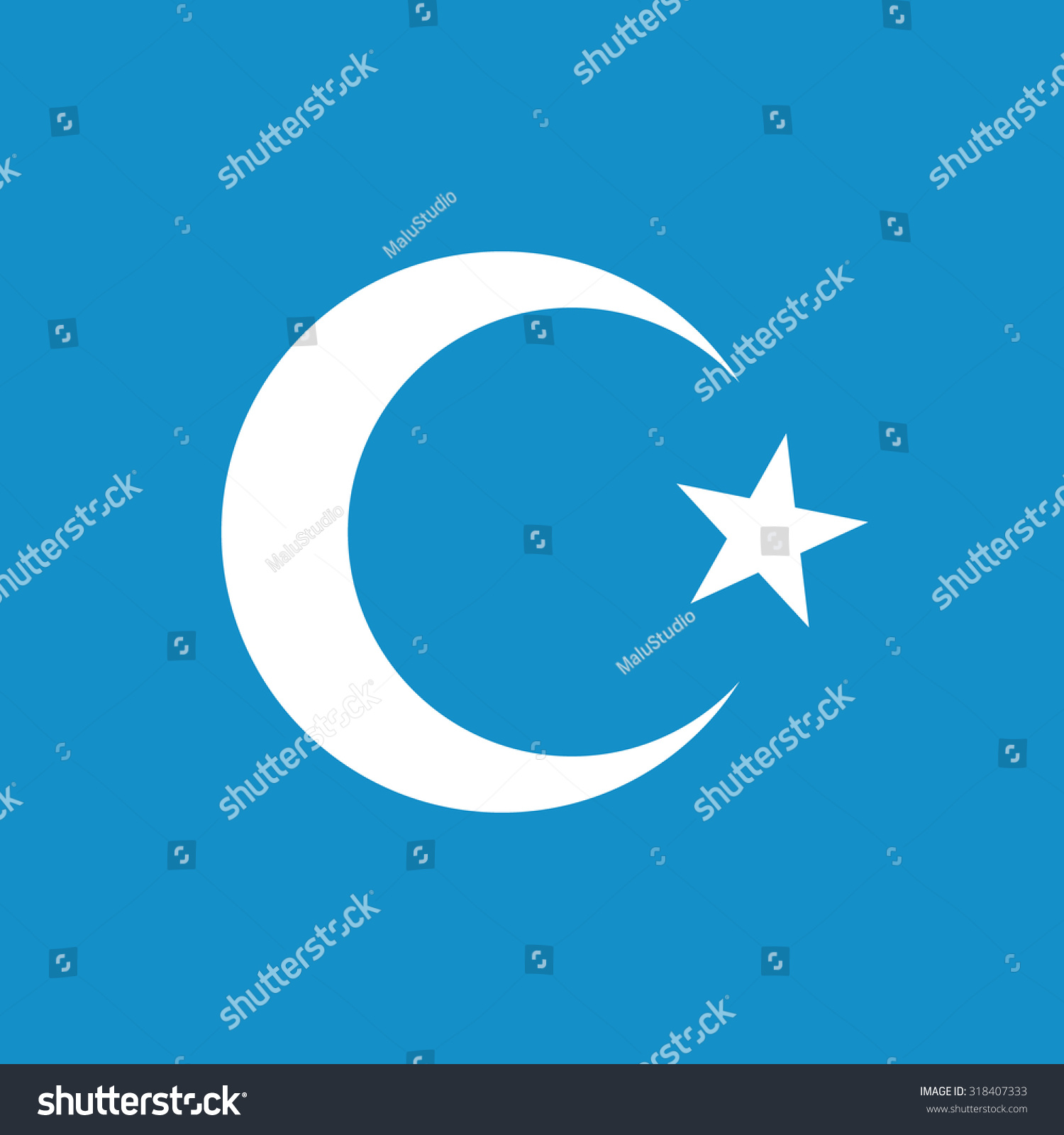 Islam Sign Vector Illustration Stock Vector (Royalty Free) 318407333 ...