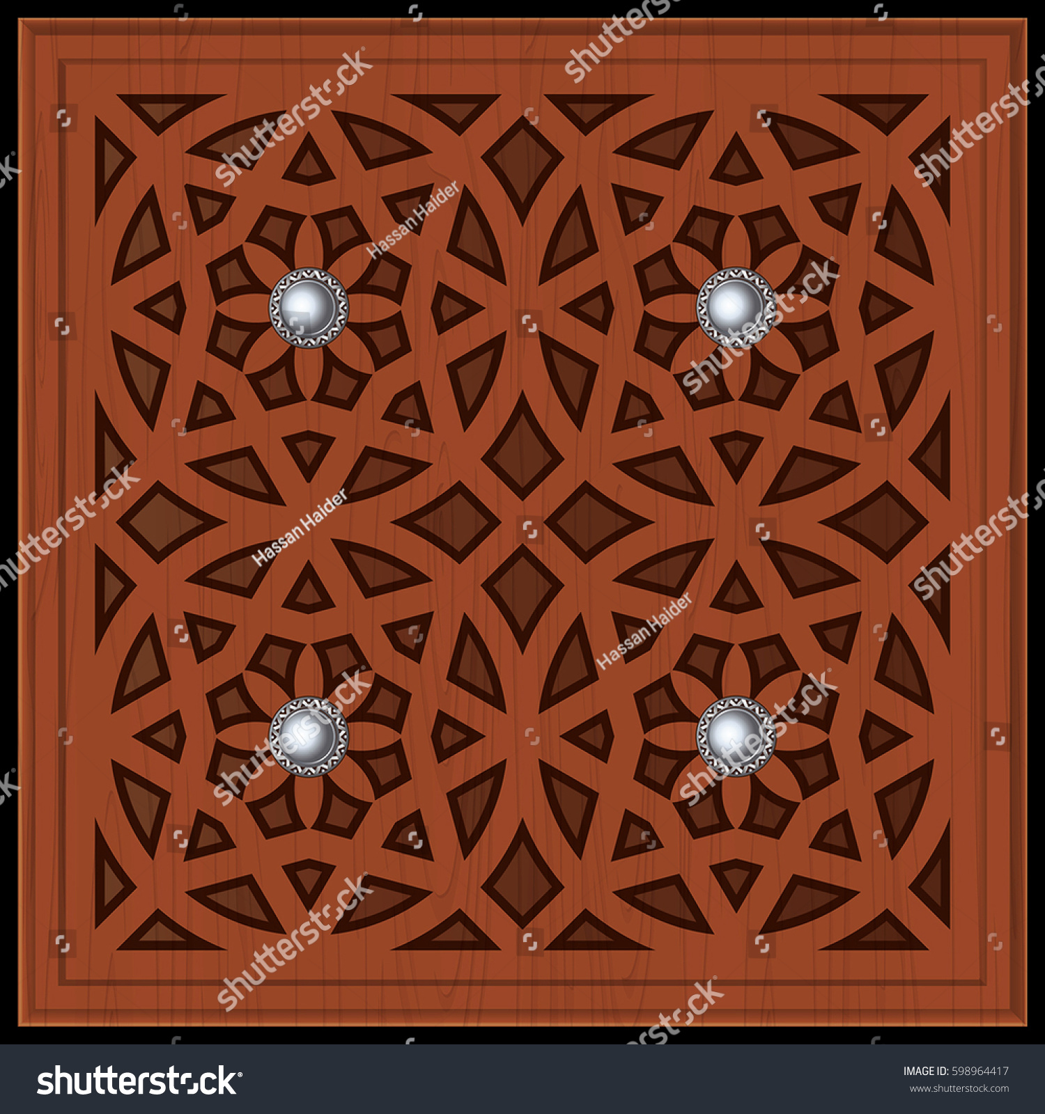 Islamic Art Stock Vector (Royalty Free) 598964417 | Shutterstock