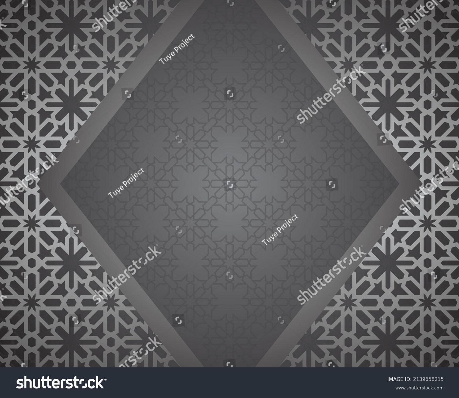 Islamic Background Design Creative Background Pattern Stock Vector ...